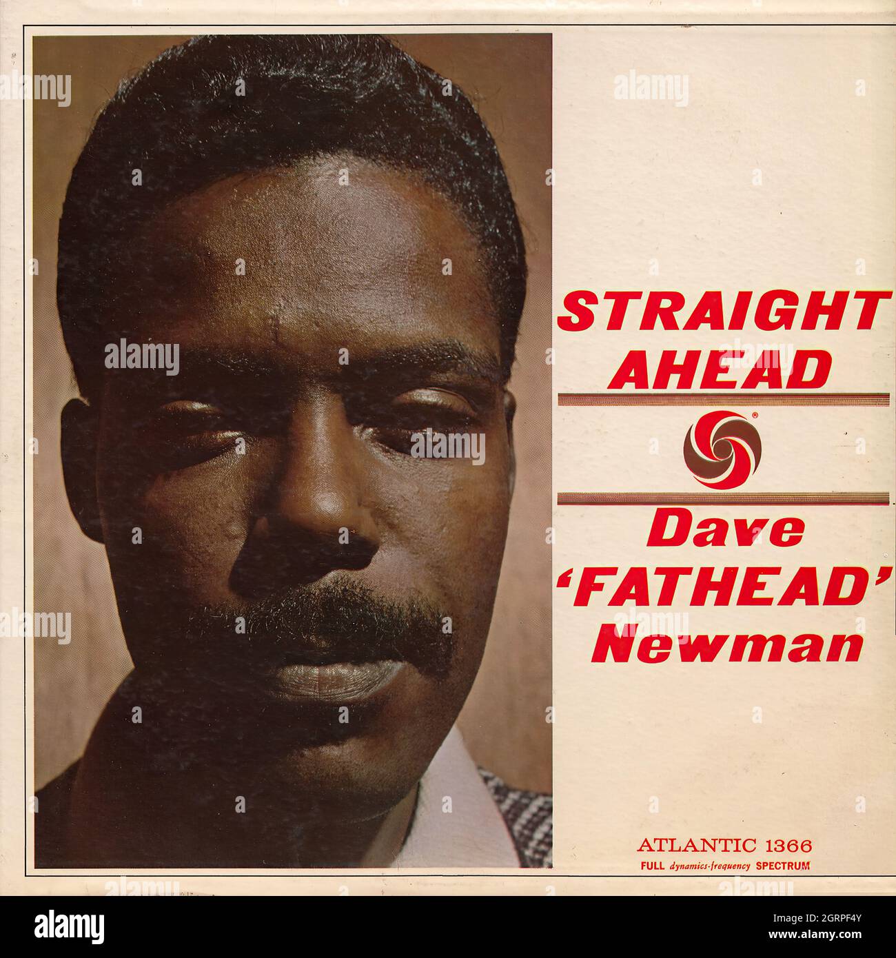 Dave ''Fathead'' Newman - Straight ahead - Vintage Vinyl Record Cover Stock Photo - Alamy