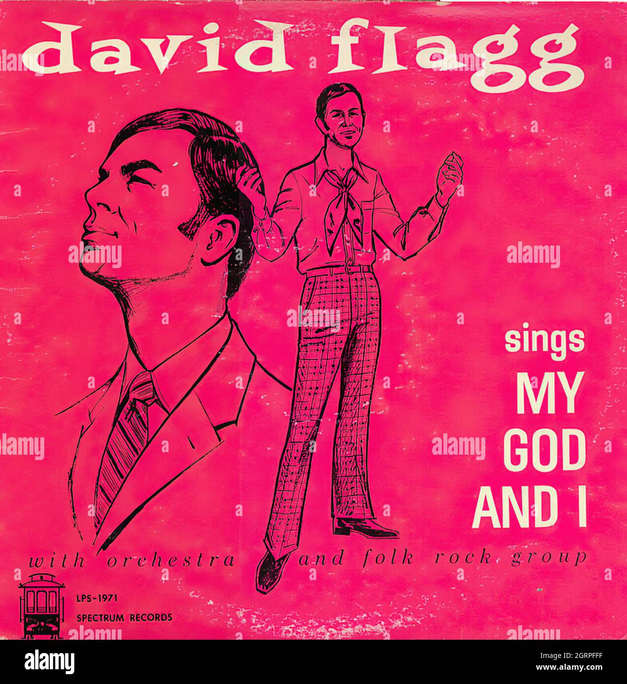 David Flagg Sings My God And I - Vintage American Christian Vinyl Album ...