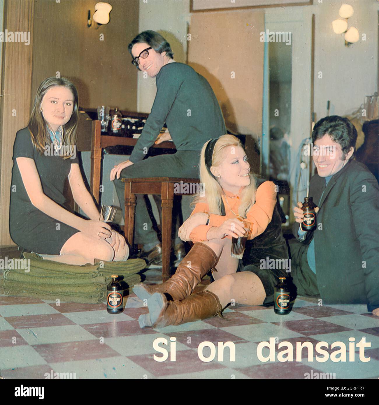 David Whitaker - Si on dansait SP - Vintage Vinyl Record Cover Stock ...