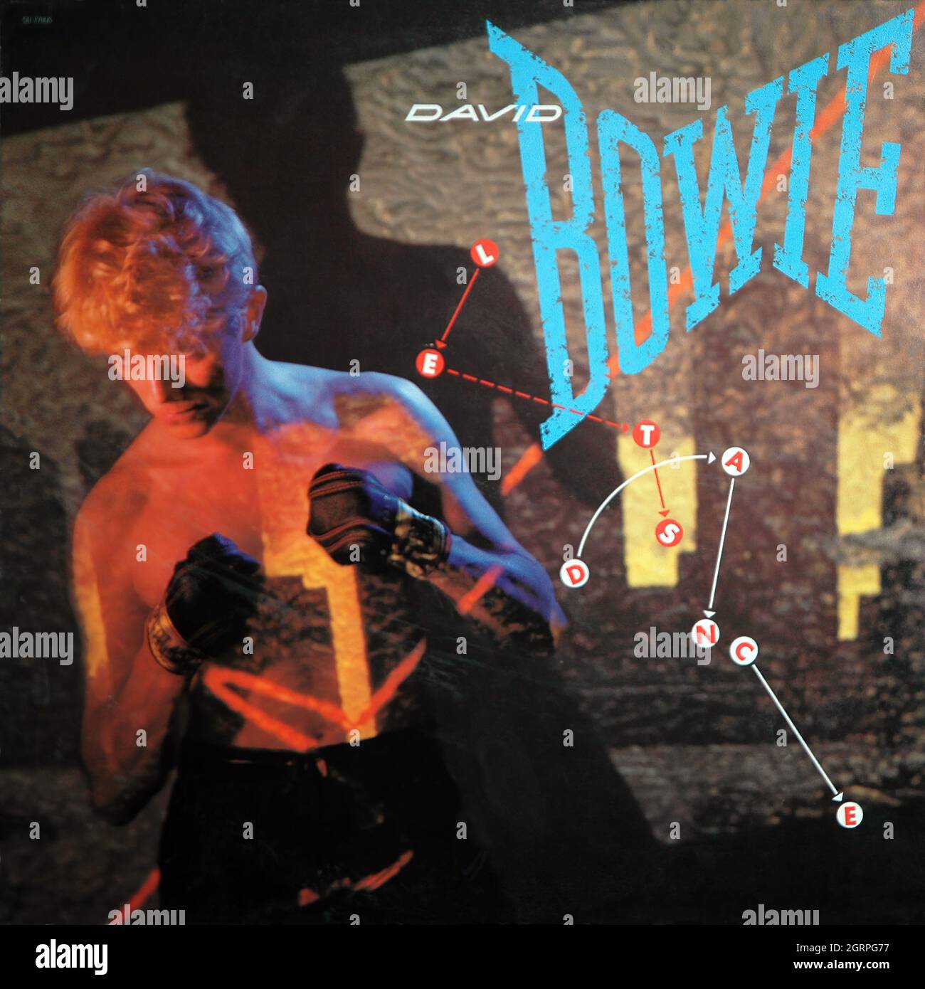 David Bowie - Let's Dance 1983 - Vintage Vinyl 33 rpm record Stock ...