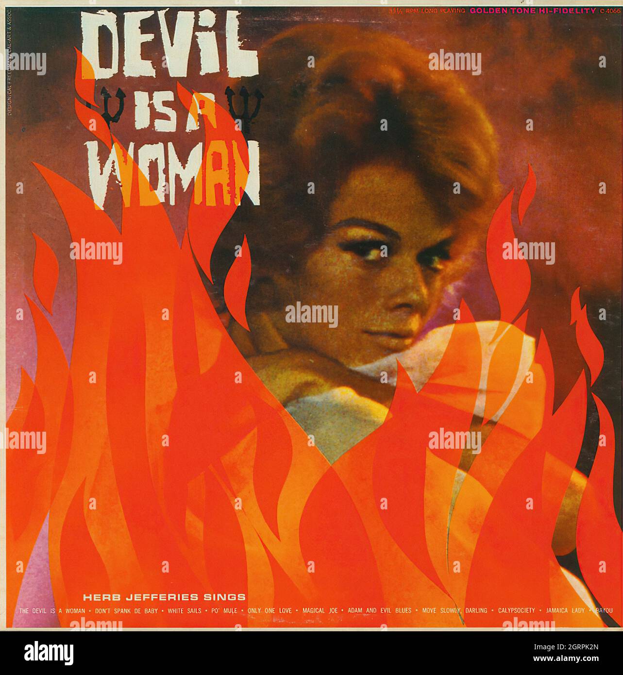 Devil Is A Woman - Vintage Musical Vinyl Album Stock Photo - Alamy
