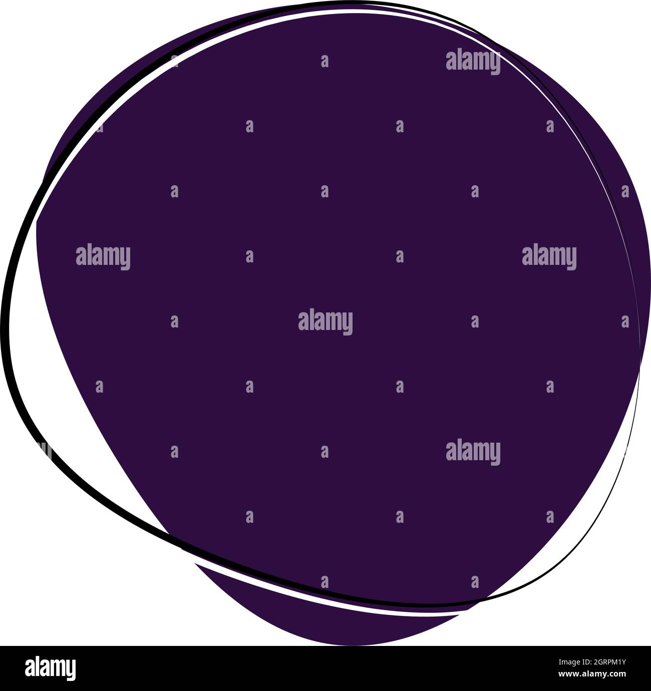 Random blotch, inkblot. Pebble, stone silhouette. Organic blob, blot ...