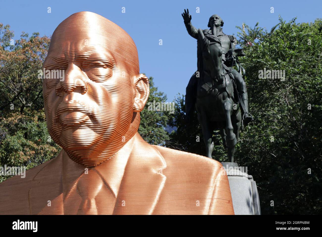 Statues of George Floyd, Breonna Taylor and John Lewis unveiled in ...
