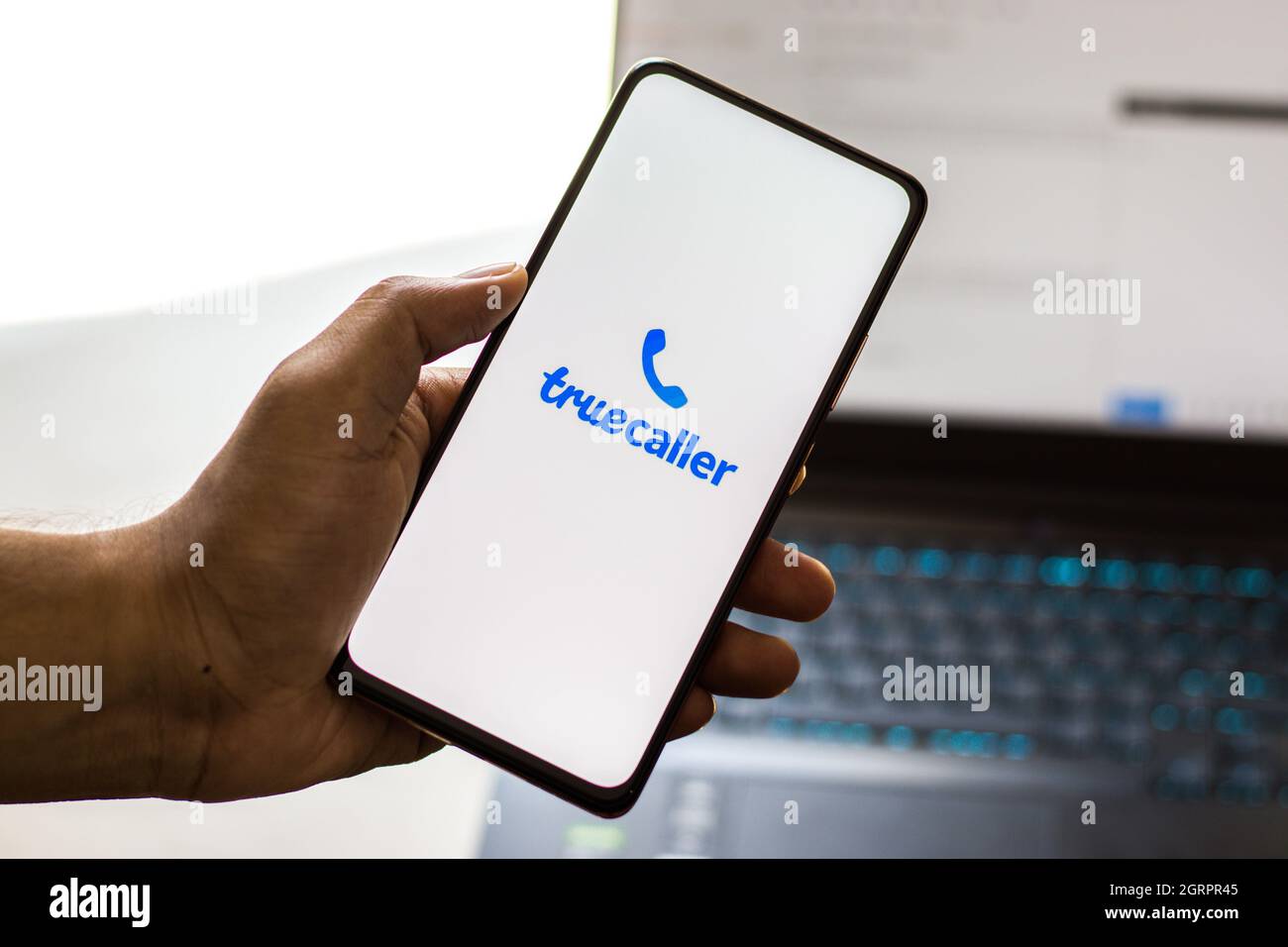 Truecaller logo hi-res stock photography and images - Alamy