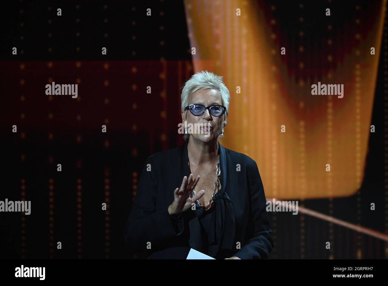 Berlin, Germany. 01st Oct, 2021. Director Doris Dörrie speaking at the ...