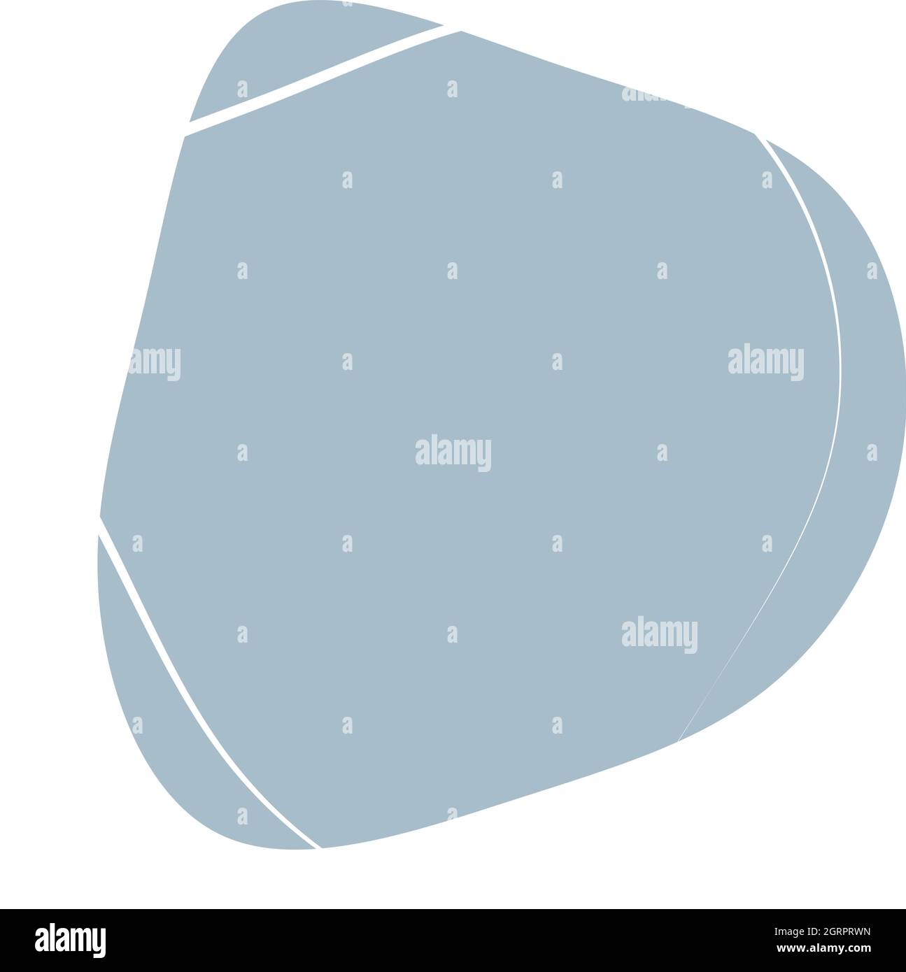 Random blotch, inkblot. Pebble, stone silhouette. Organic blob, blot ...