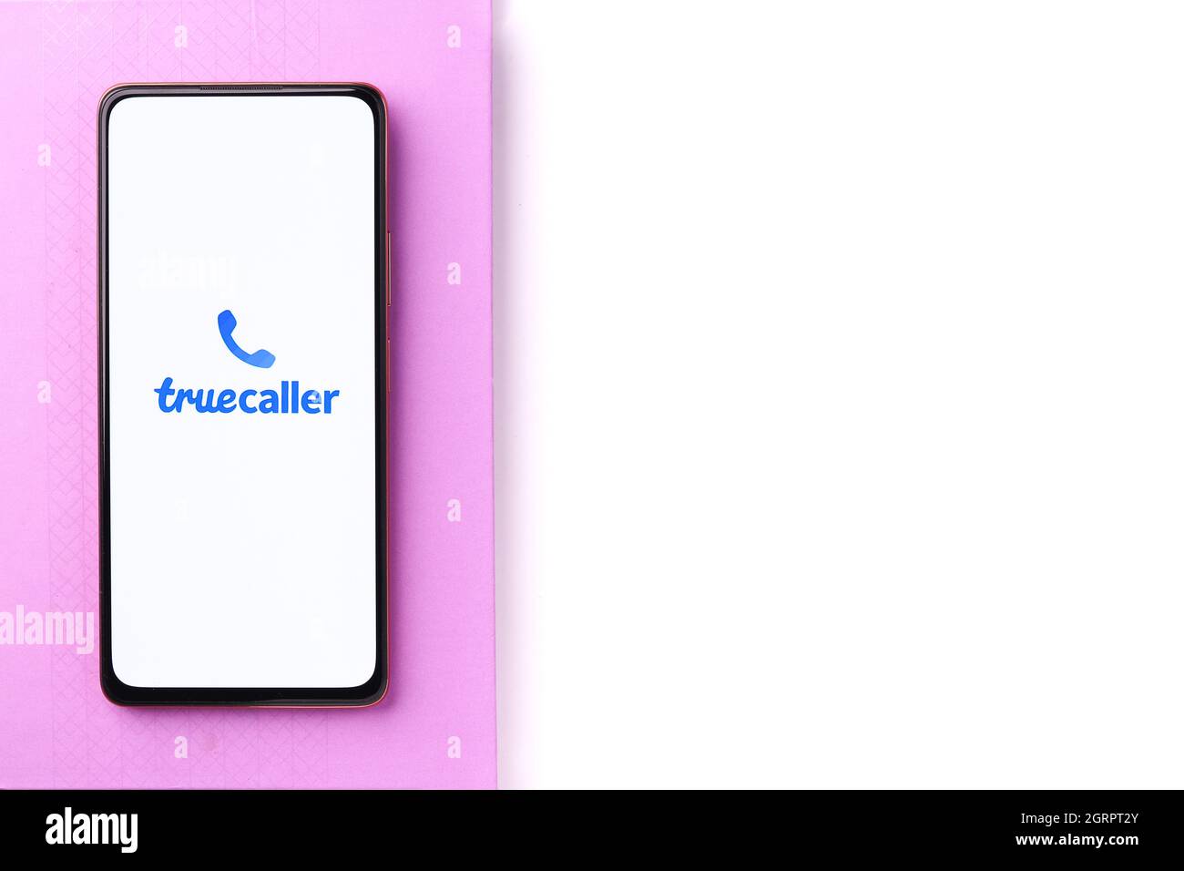 Truecaller logo hi-res stock photography and images - Alamy