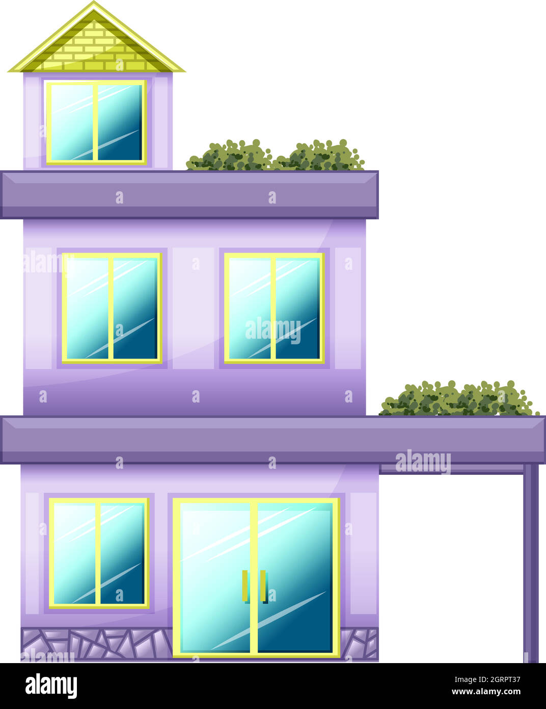 A three-story building Stock Vector Image & Art - Alamy