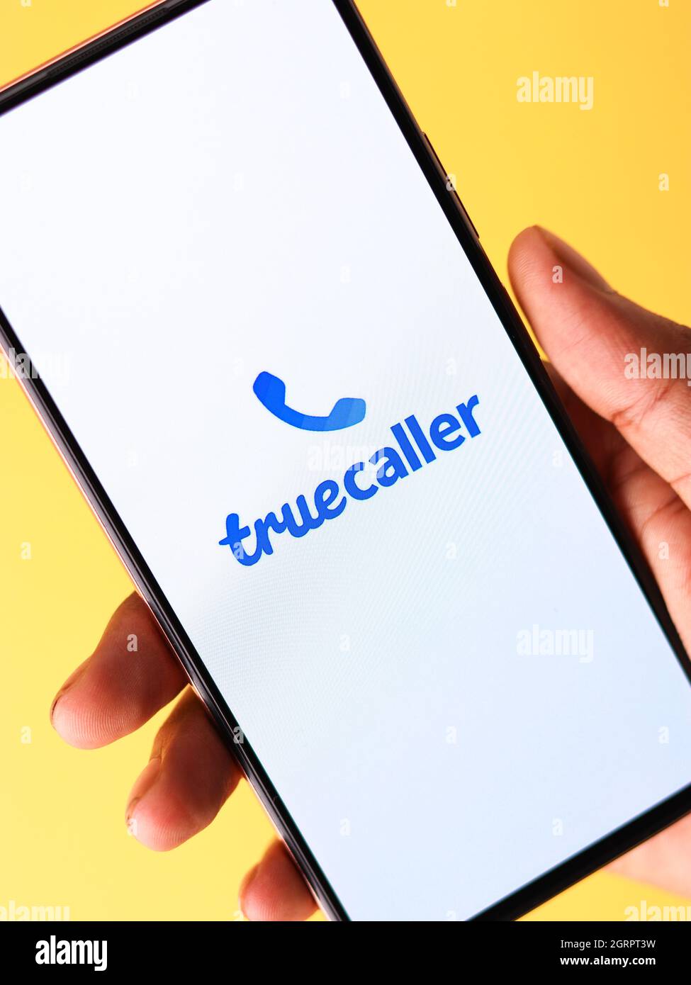 Truecaller logo hi-res stock photography and images - Alamy
