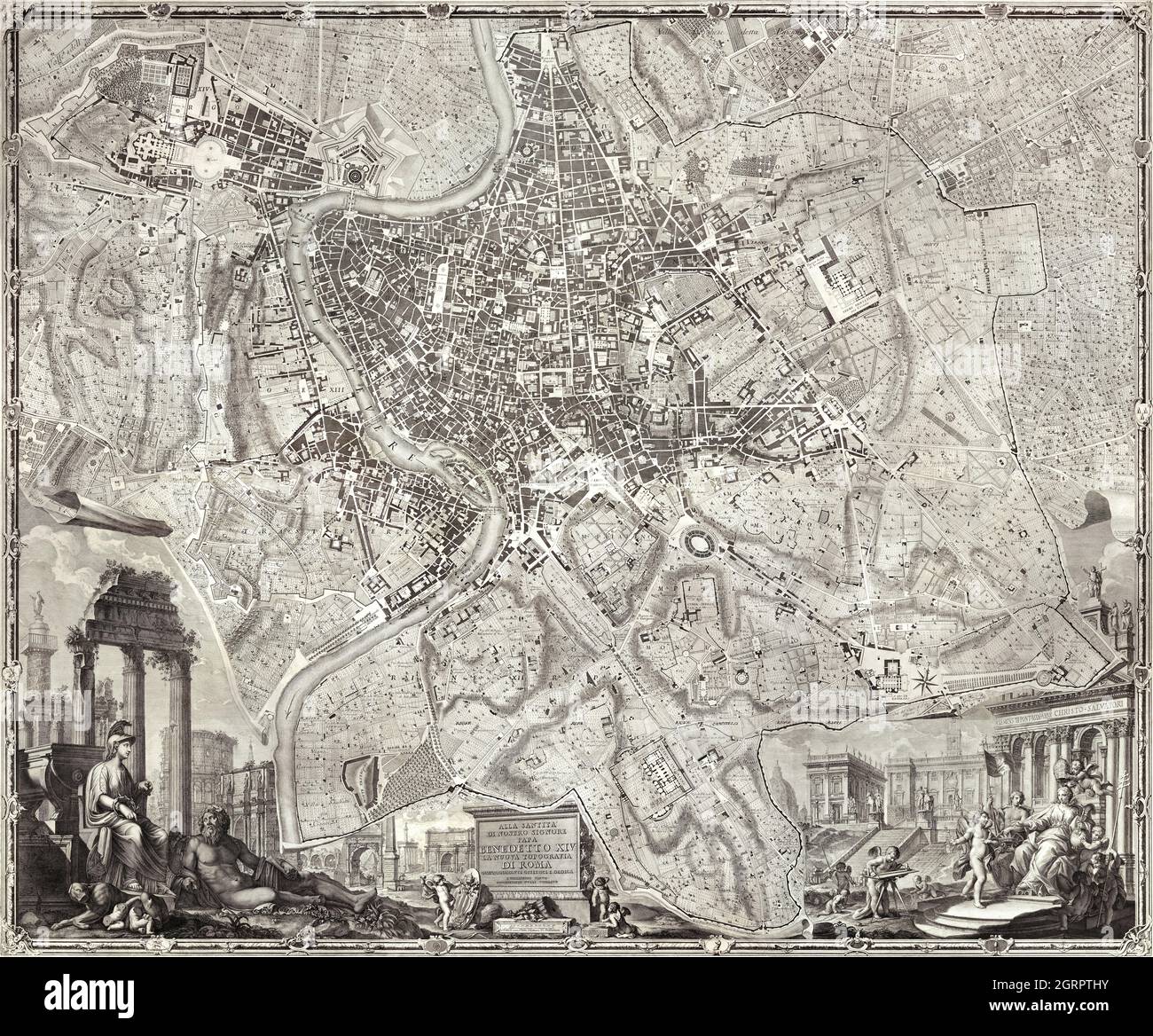 Nolli map of rome hi-res stock photography and images - Alamy