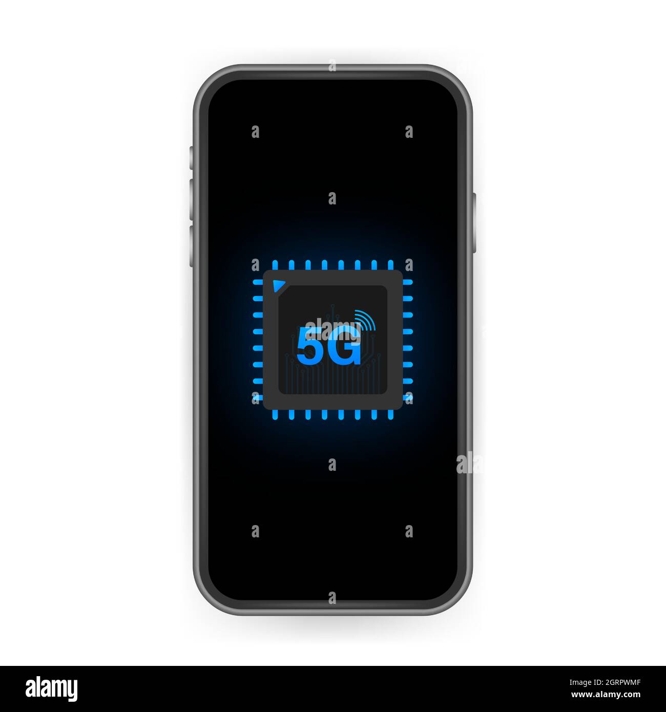 5G eSIM Embedded SIM card icon symbol concept. New chip mobile cellular ...