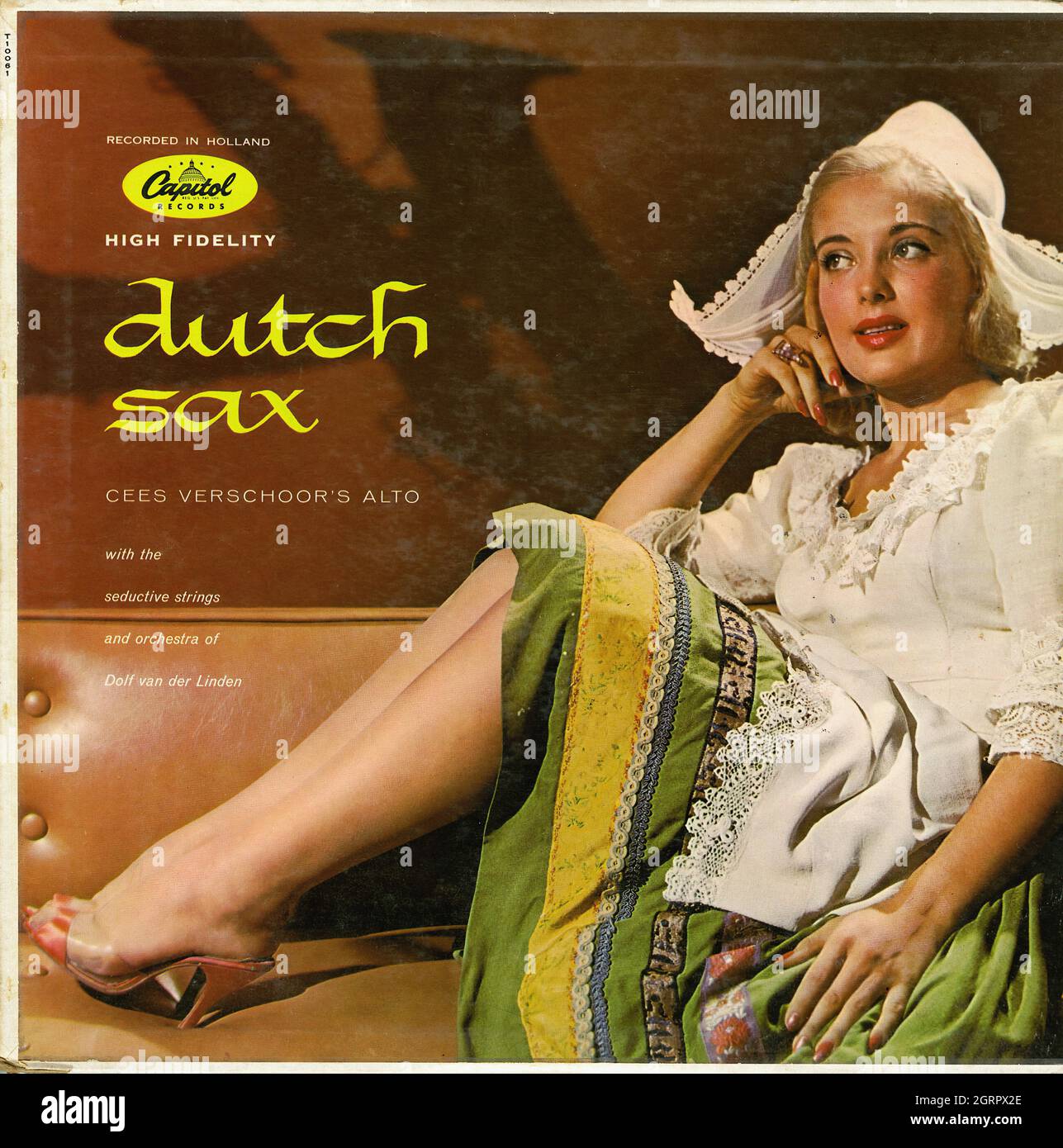Dutch Sax - Vintage Musical Vinyl Album Stock Photo - Alamy
