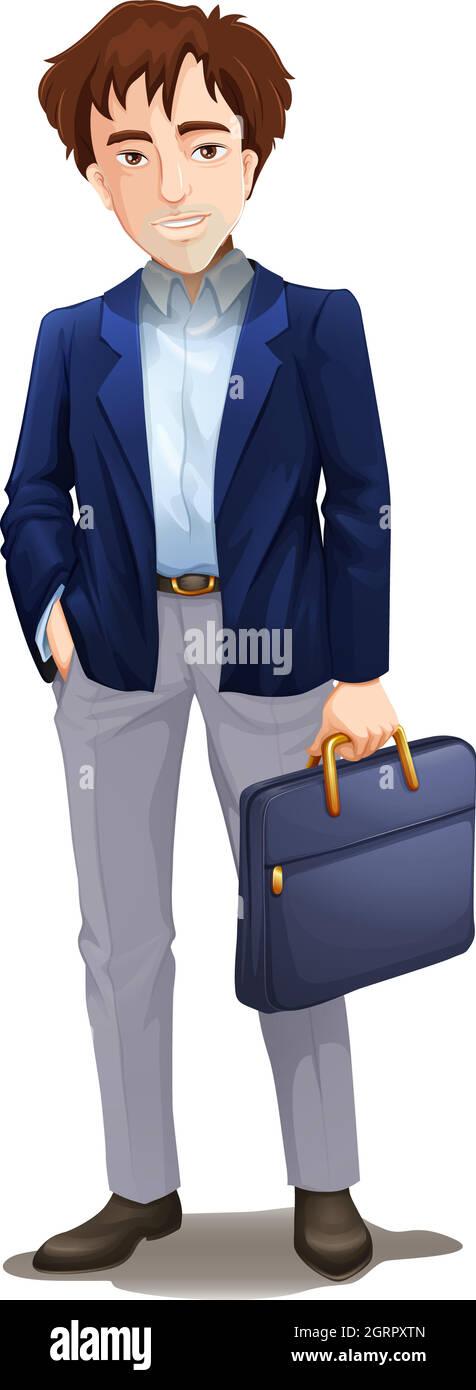 Tall men office Stock Vector Images - Alamy