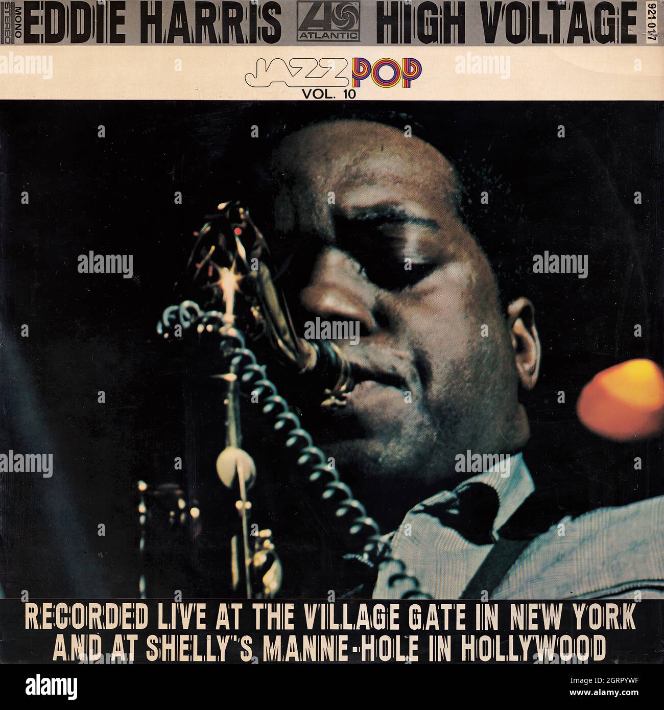 Eddie Harris - High voltage - Vintage Vinyl Record Cover Stock Photo ...