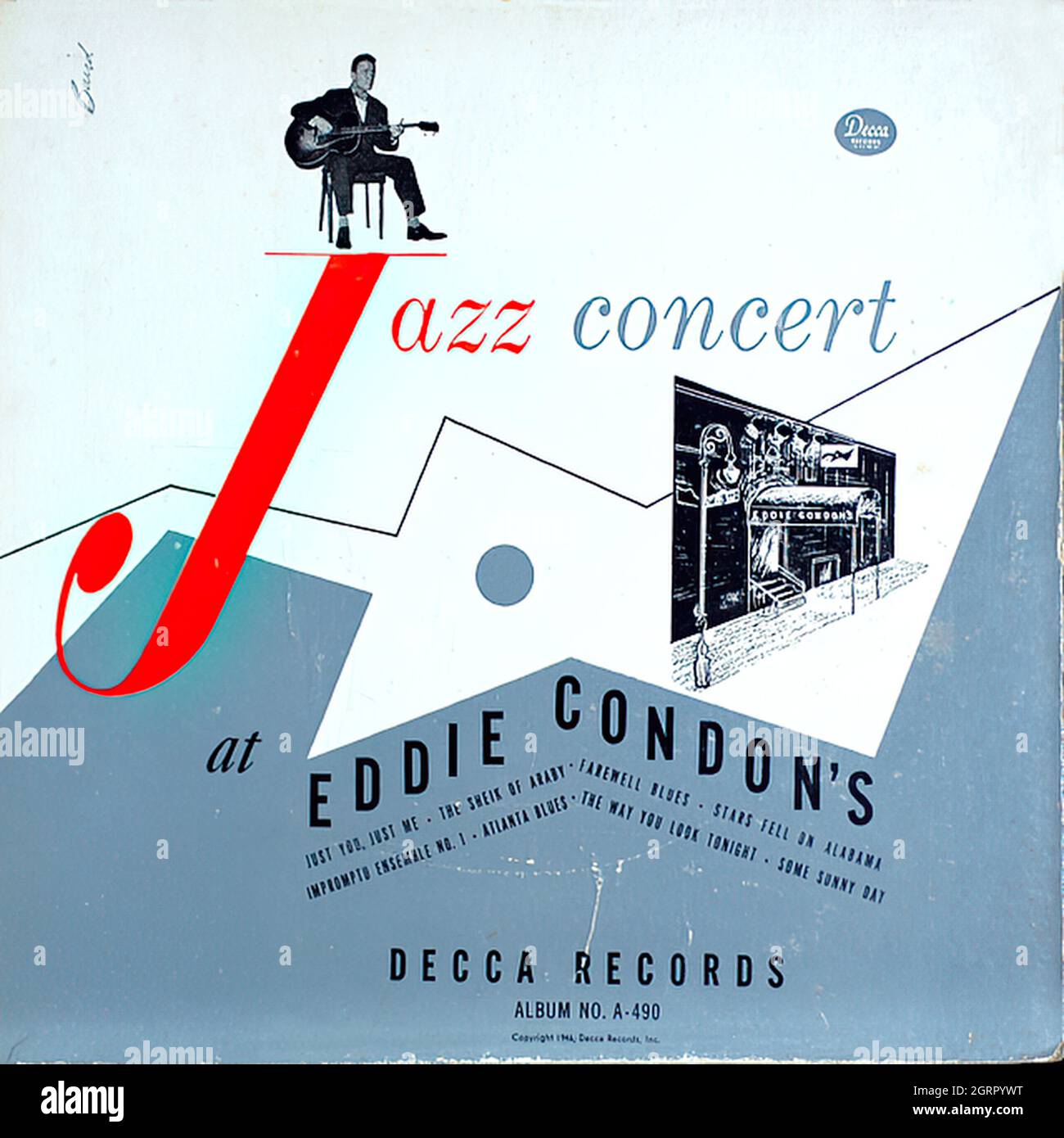 Eddie Condon - Jazz Concert 1946 - Vintage vinyl 78 rpm record Stock ...