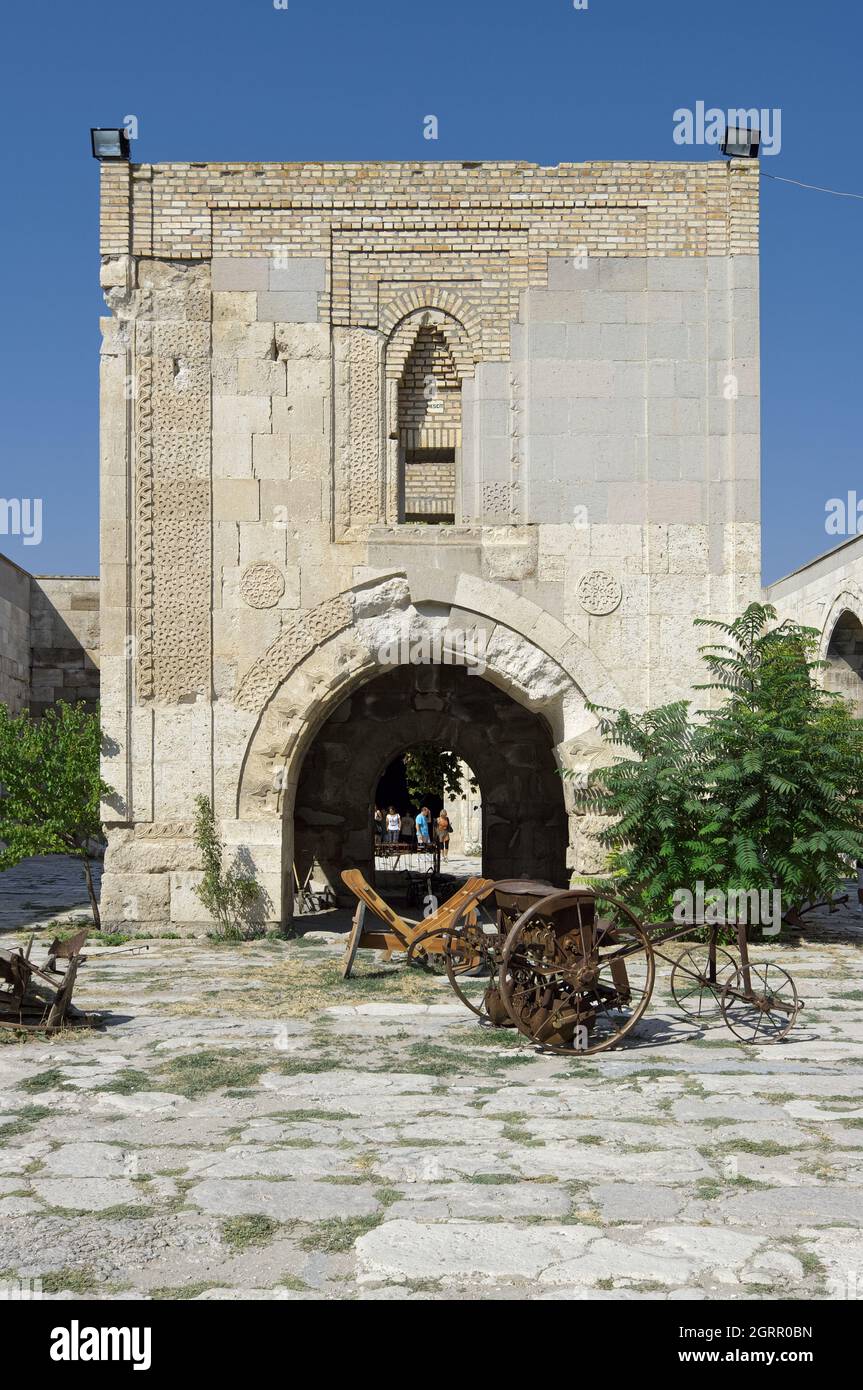 historic landmark in Turkey the ancient Sultanhani Caravanserai on the ...