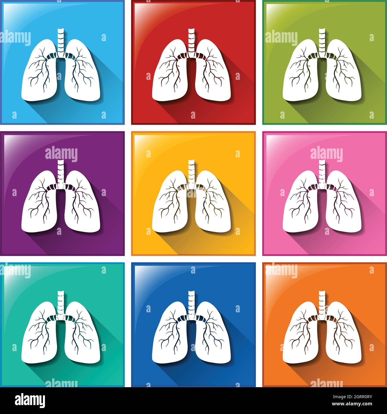 Internal organ icons Stock Vector Image & Art - Alamy