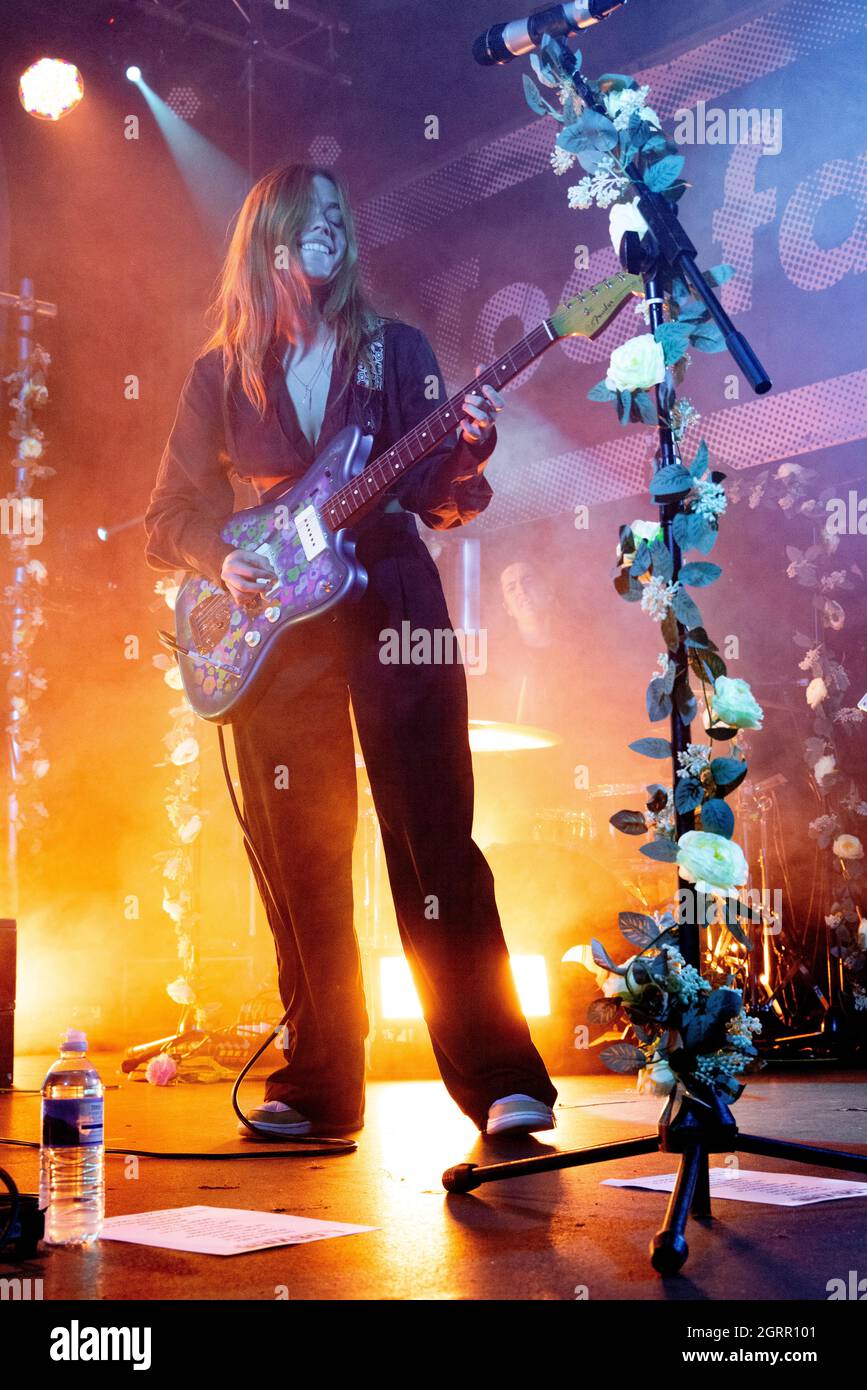 L Devine (Olivia Devine) performs to a hometown crowd at Newcastle ...