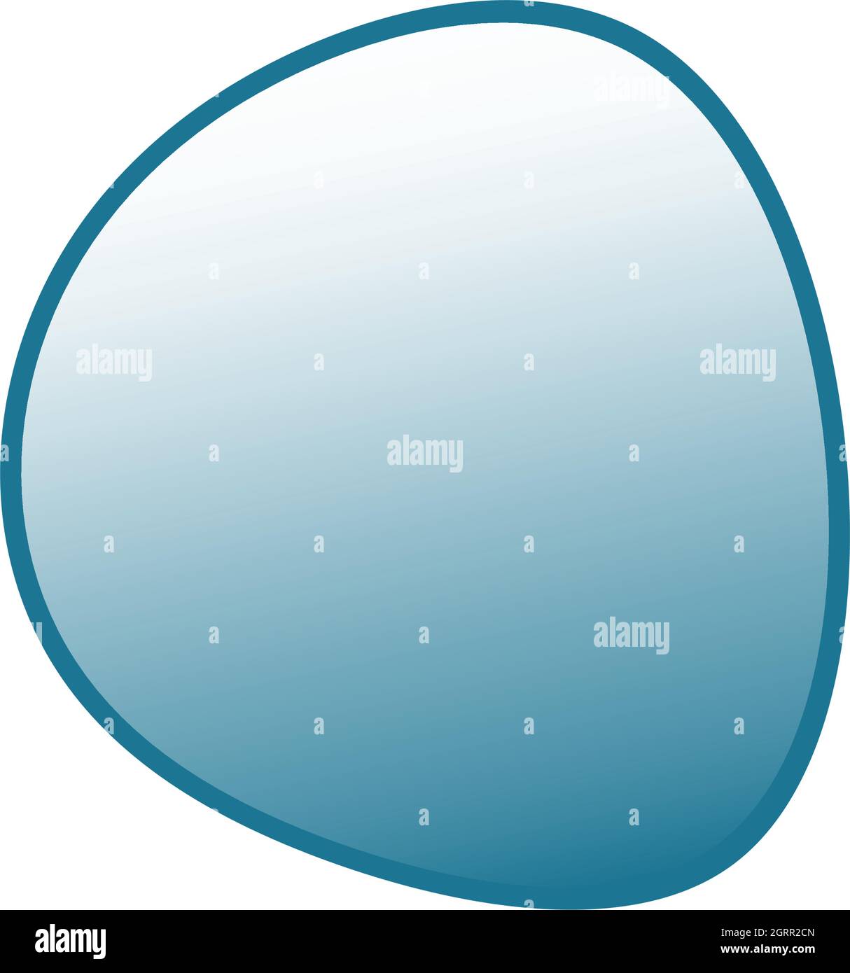 Random blotch, inkblot. Pebble, stone silhouette. Organic blob, blot ...