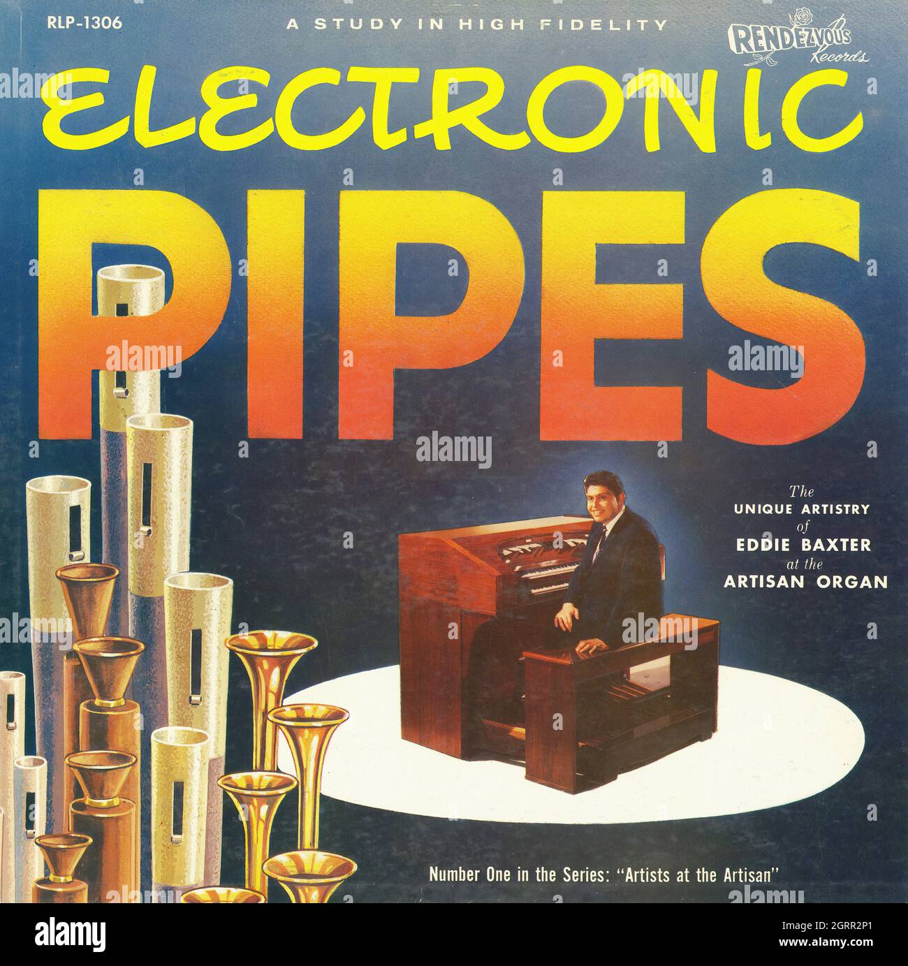 Vintage album cover art kitsch hi-res stock photography and images - Alamy