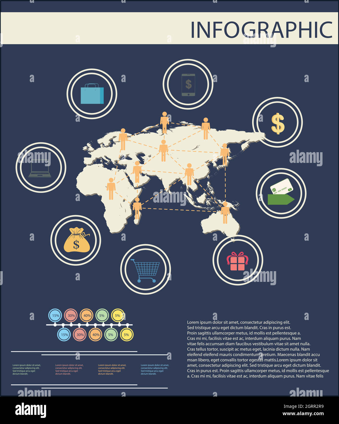 Data chart map Stock Vector Images - Alamy