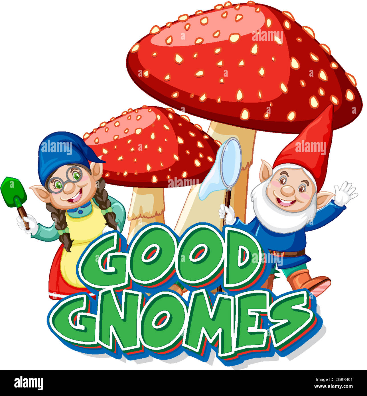 Good gnomes logo on white background Stock Vector Image & Art - Alamy