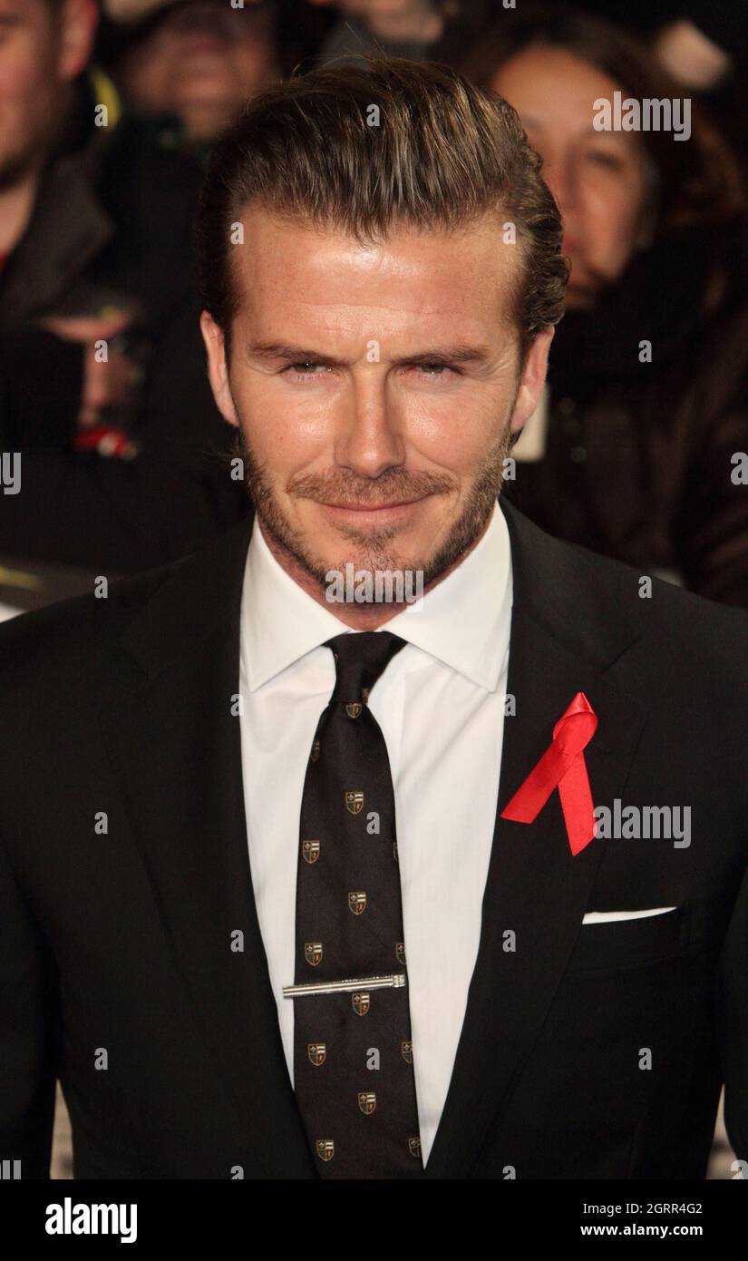London. UK. David Beckham at the World Premiere of The Class of 92 at ...