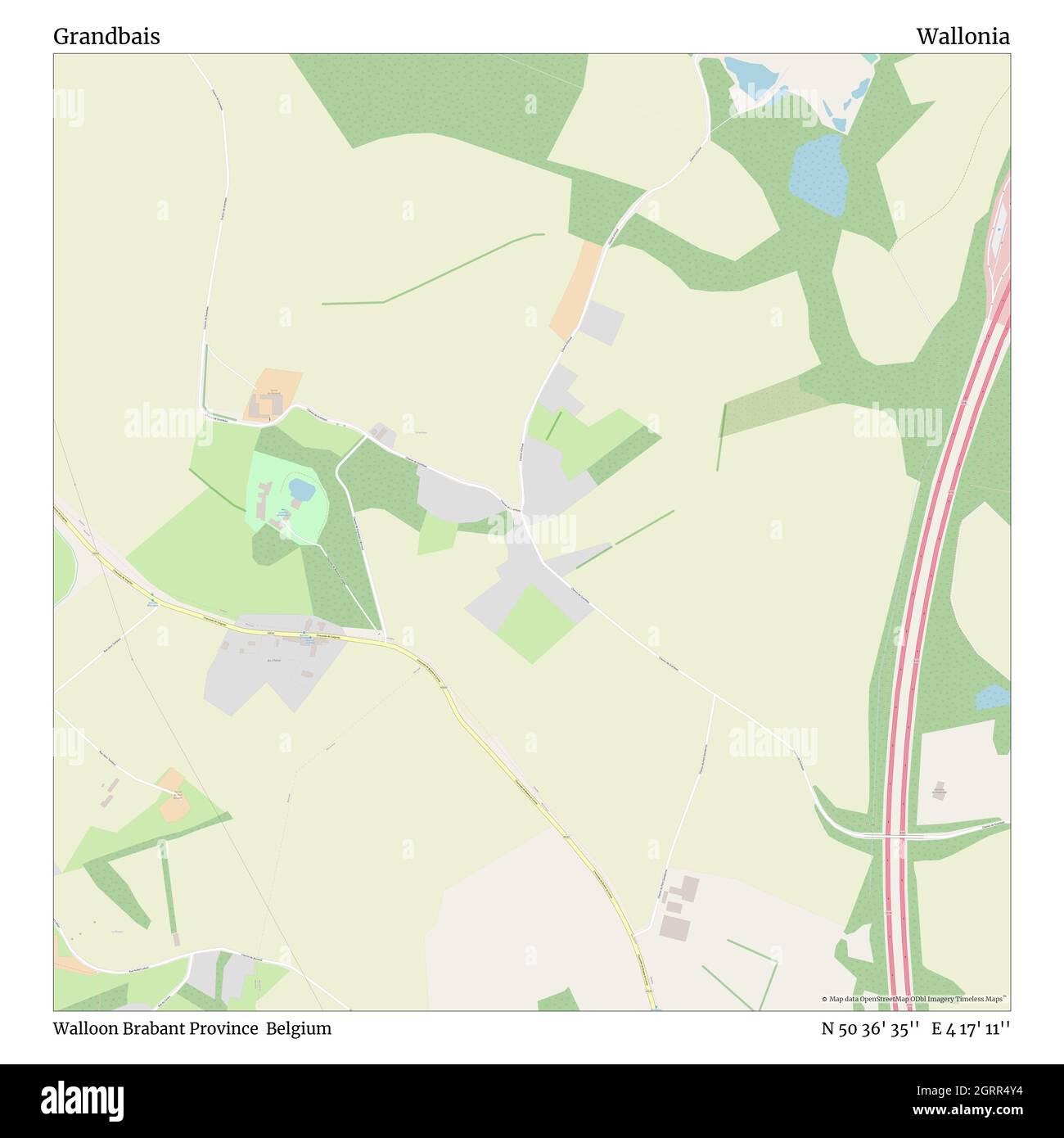 Grandbais, Walloon Brabant Province, Belgium, Wallonia, N 50 36' 35 ...