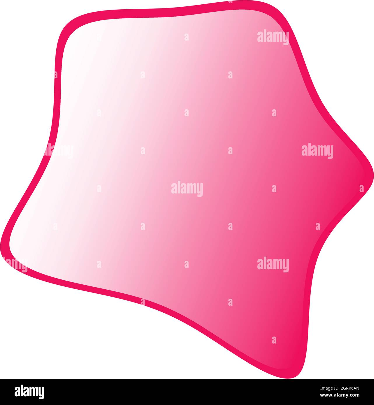 Random blotch, inkblot. Pebble, stone silhouette. Organic blob, blot ...