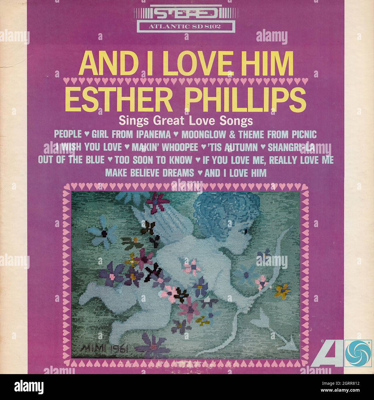 Esther Philips - And i love him - Vintage Vinyl Record Cover Stock ...