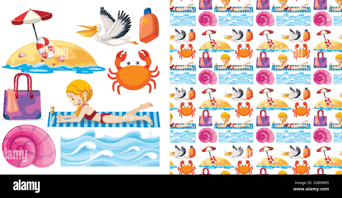 Summer set hi-res stock photography and images - Alamy