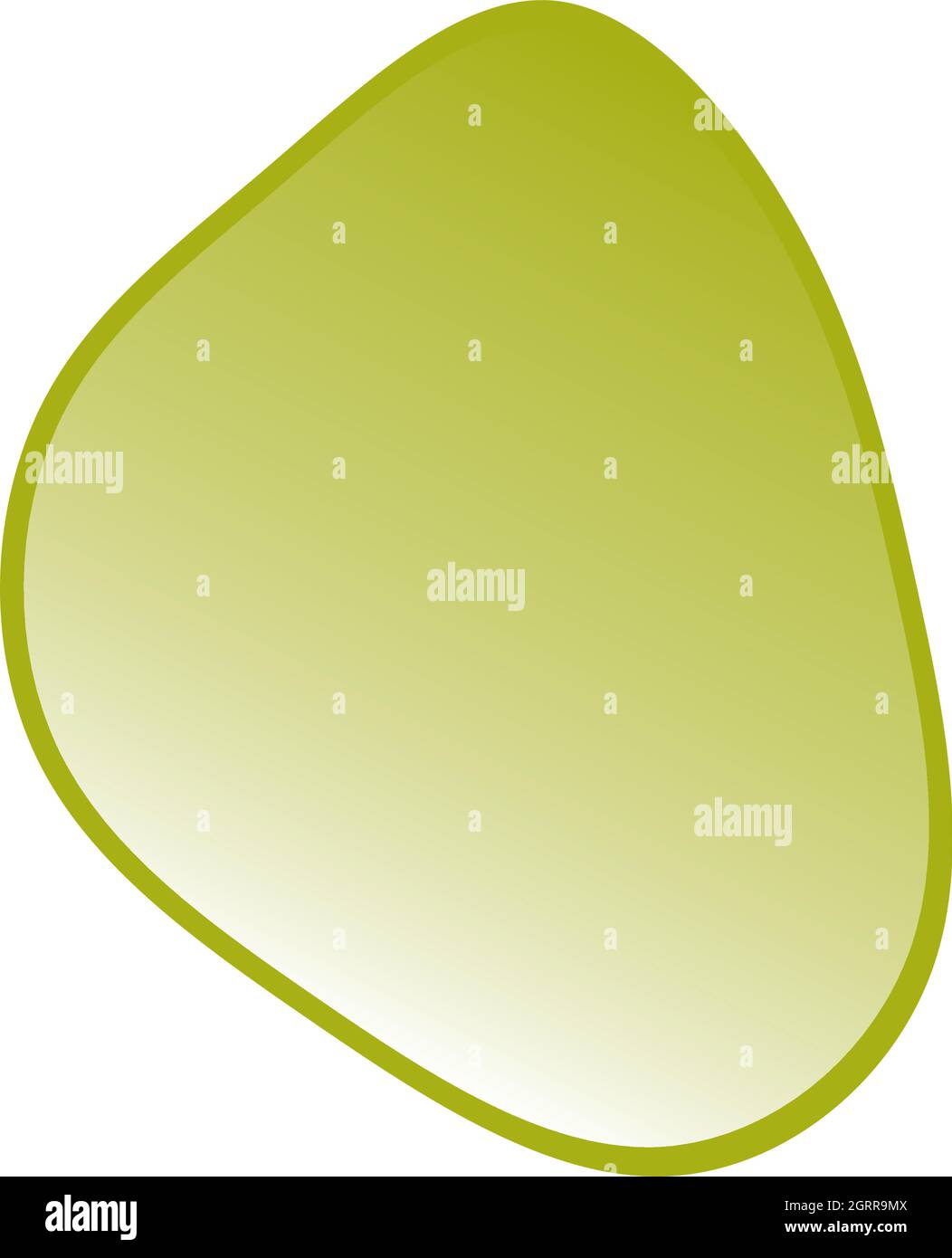 Random blotch, inkblot. Pebble, stone silhouette. Organic blob, blot ...