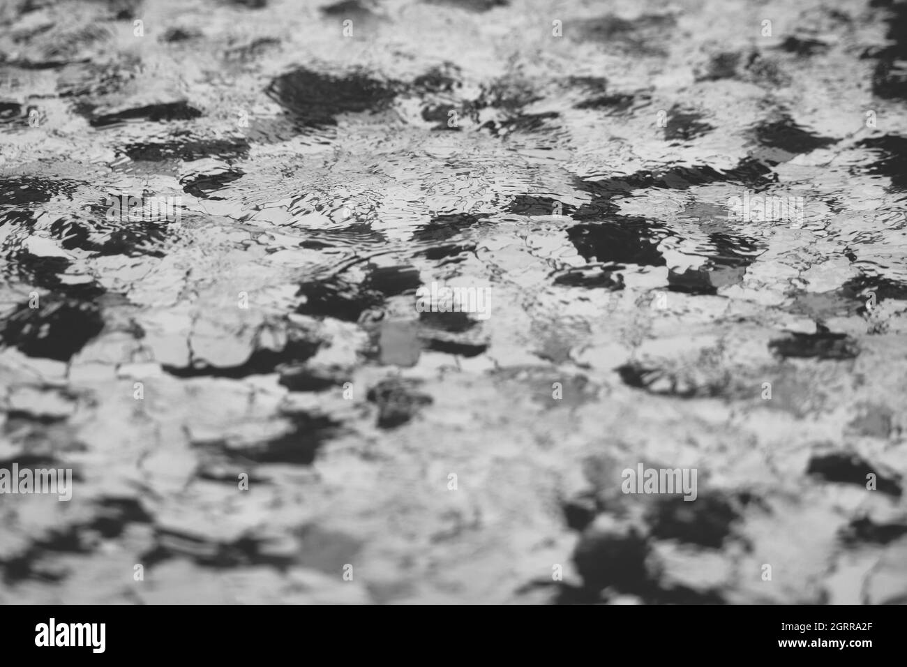 Raindrop structure Black and White Stock Photos & Images - Alamy