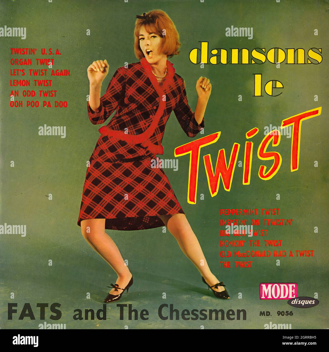 Fats and The Chessmen - Dansons le Twist - Vintage Vinyl Record Cover ...