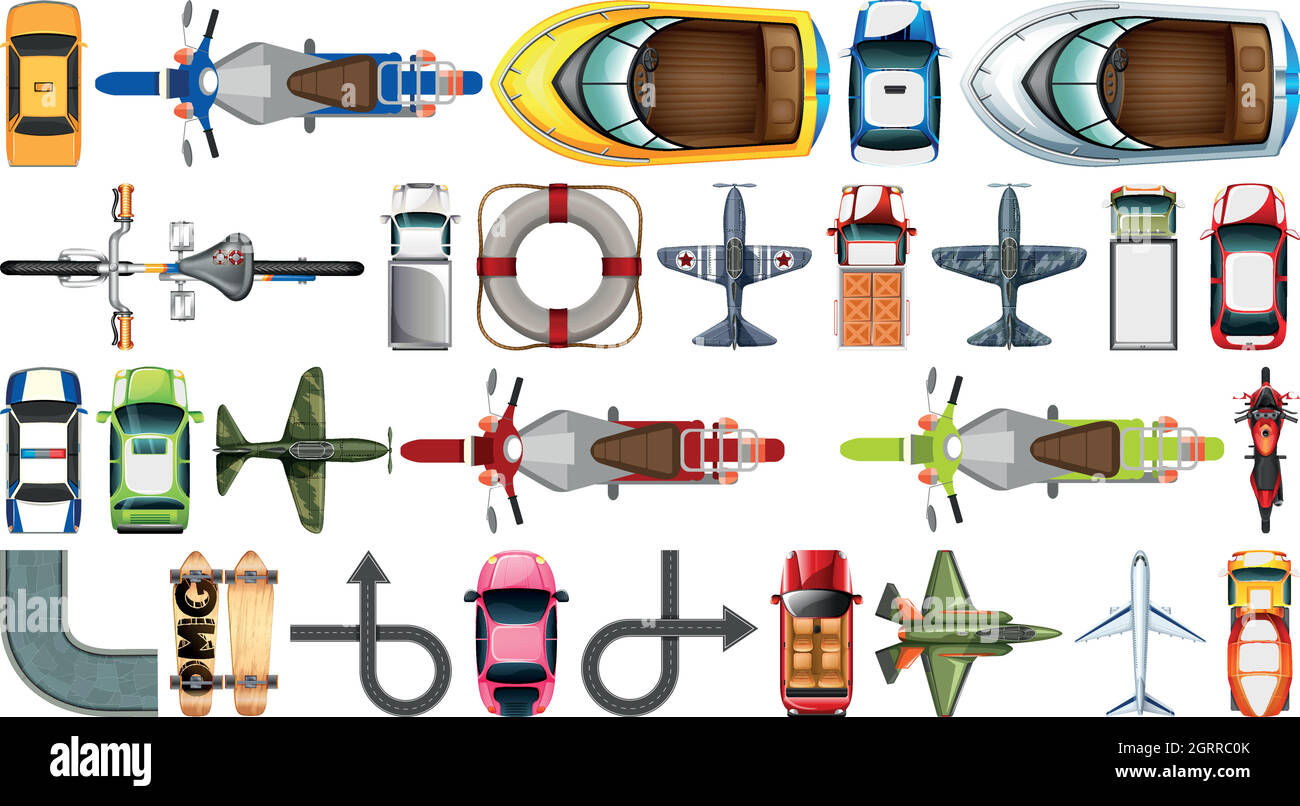 Road bike aerial Stock Vector Images - Alamy