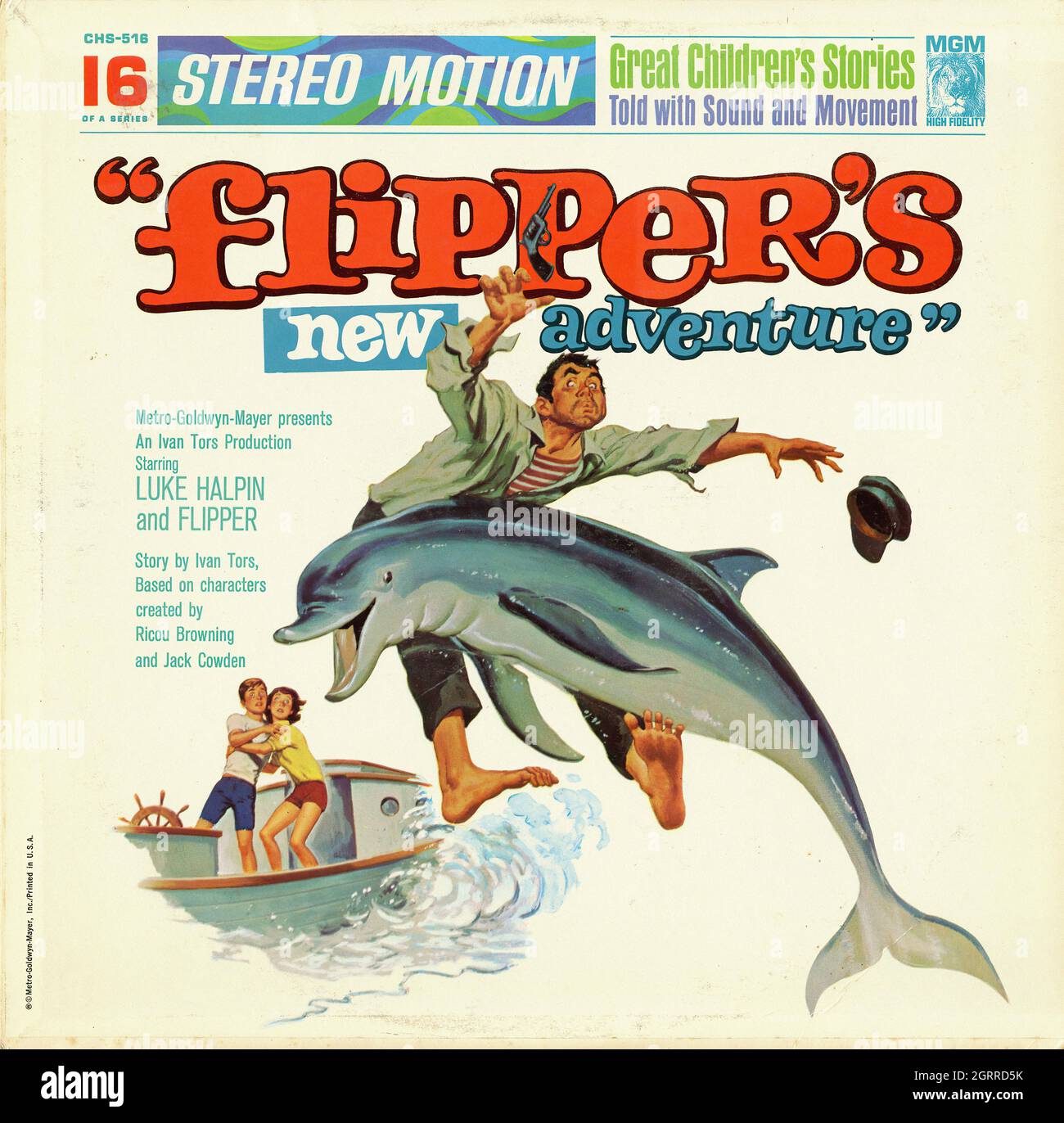 Flipper's New Adventure - Vintage American Comedy Vinyl Album Stock ...