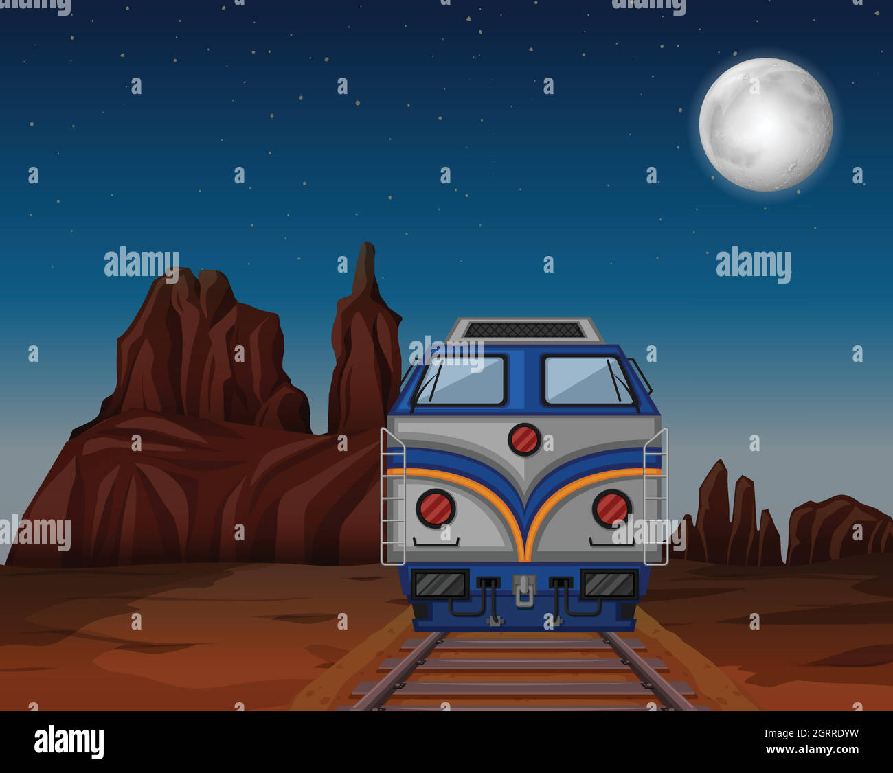 Arizona night Stock Vector Images - Alamy