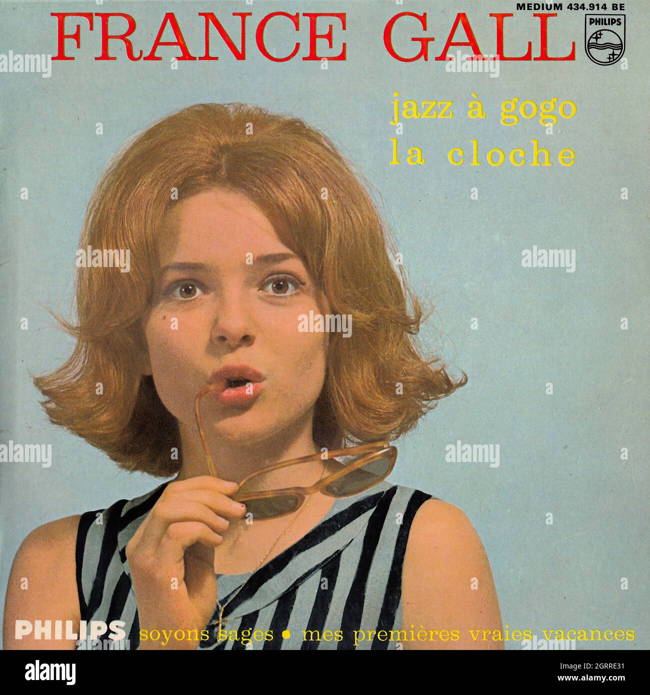 France Gall - Jazz à gogo EP - Vintage Vinyl Record Cover Stock Photo ...