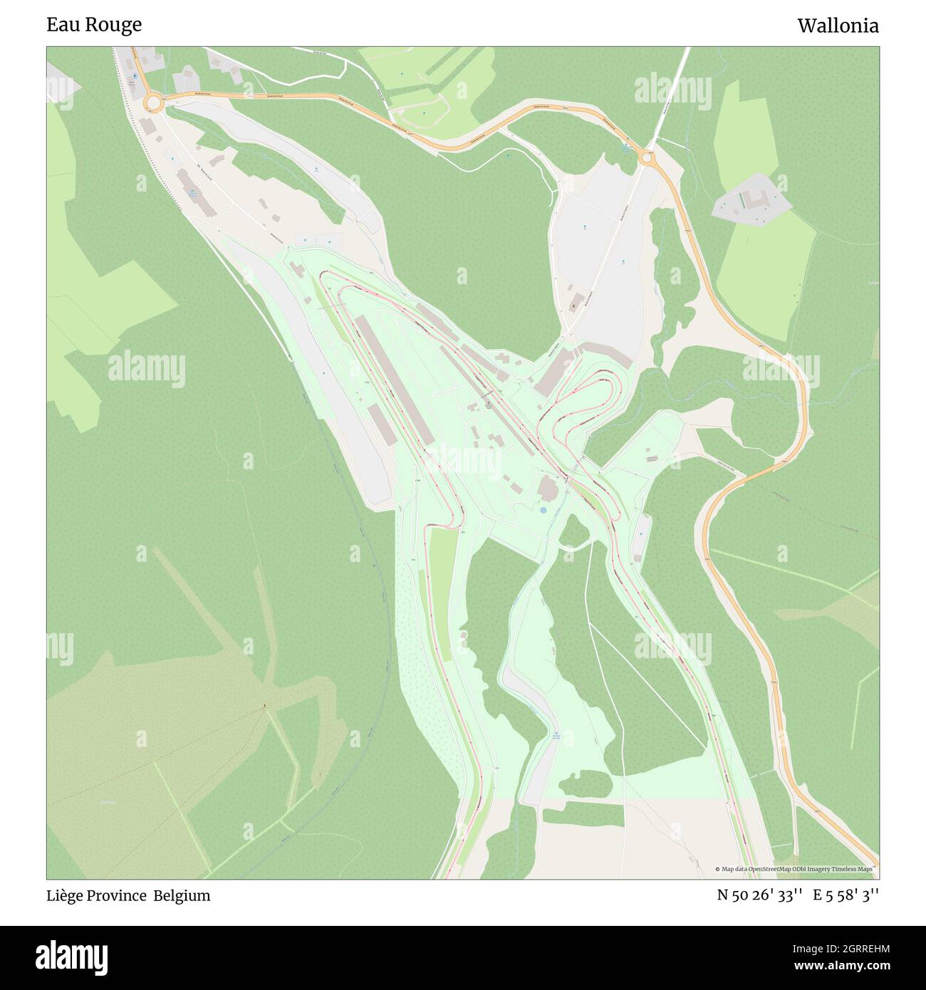 Eau rouge belgium Cut Out Stock Images & Pictures - Alamy