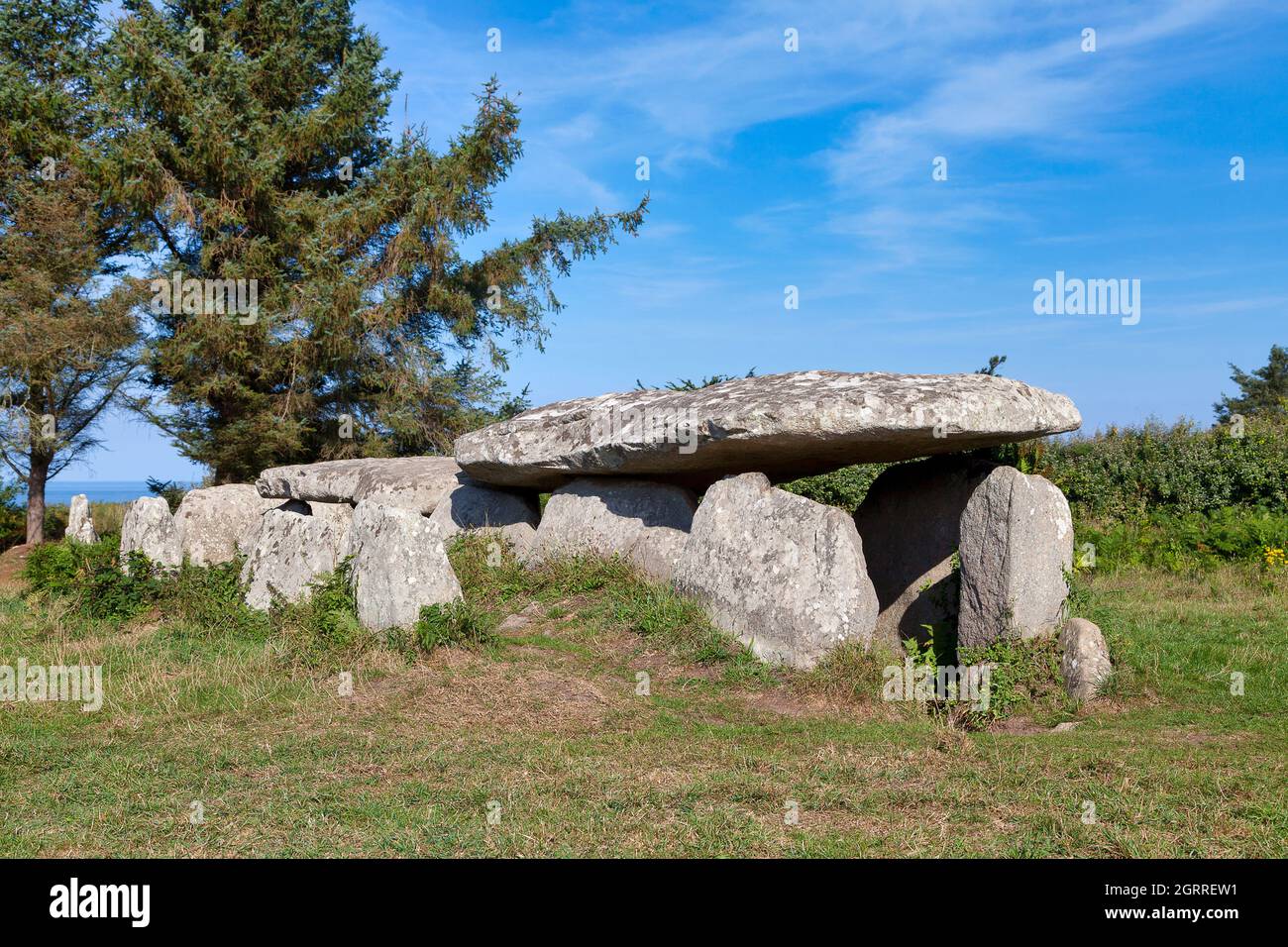 The Gallery grave of Île-Grande (also called Ty-Lia or Ty-ar-C ...