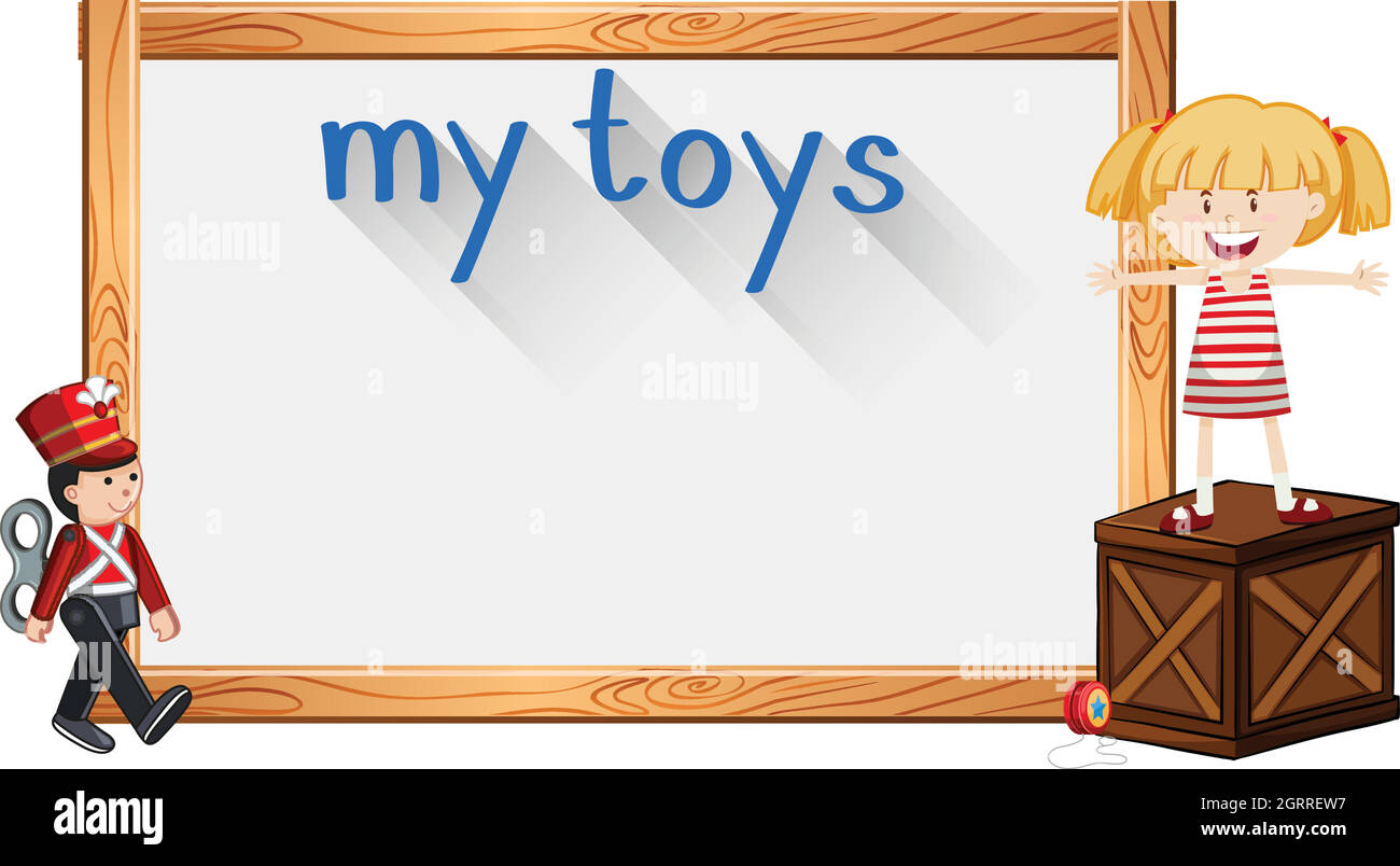 Toy border hi-res stock photography and images - Alamy