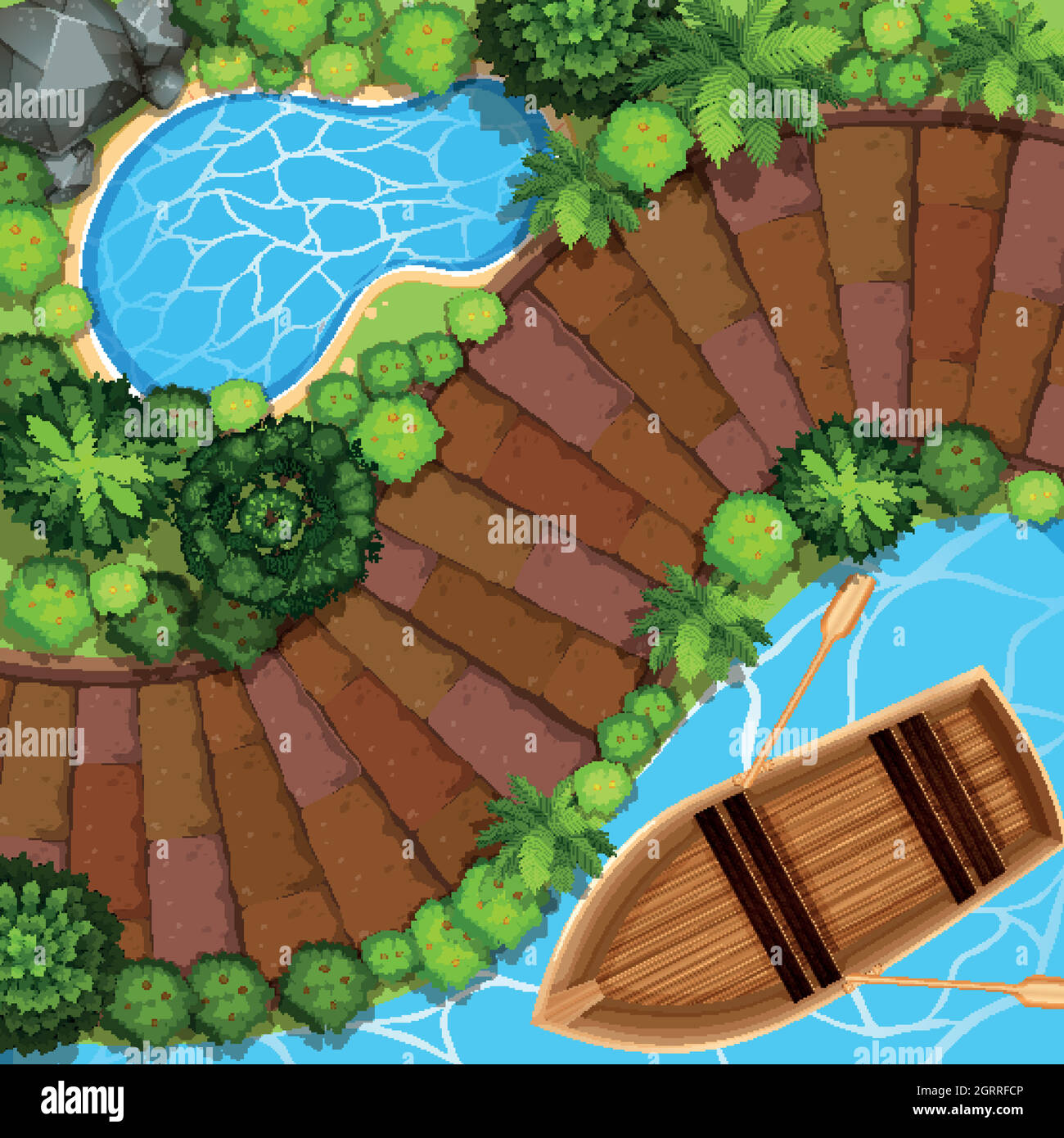 Water park Stock Vector Images - Alamy