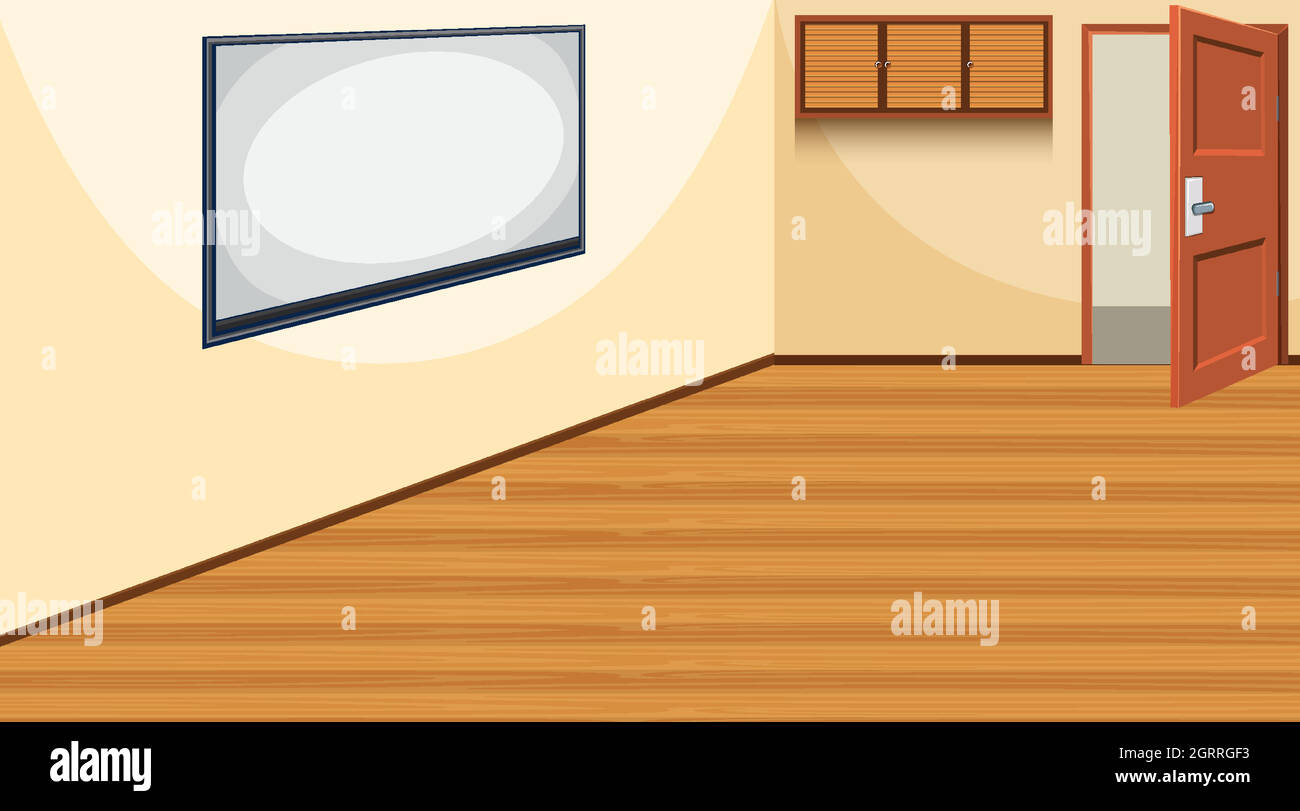 Illustration cartoon room interior scene hi-res stock photography and ...