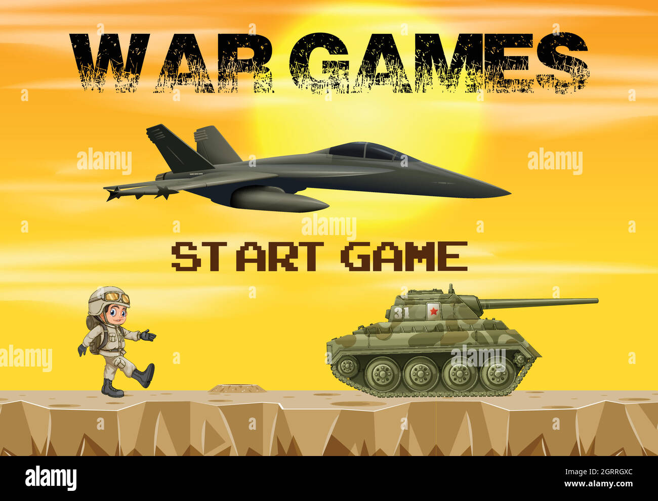 War_game Stock Vector Images - Alamy