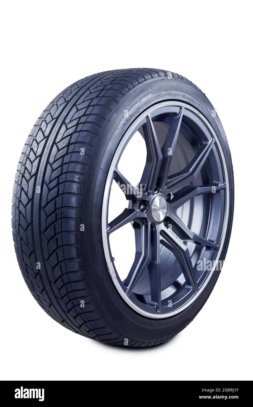 Black and white tires Cut Out Stock Images & Pictures - Alamy