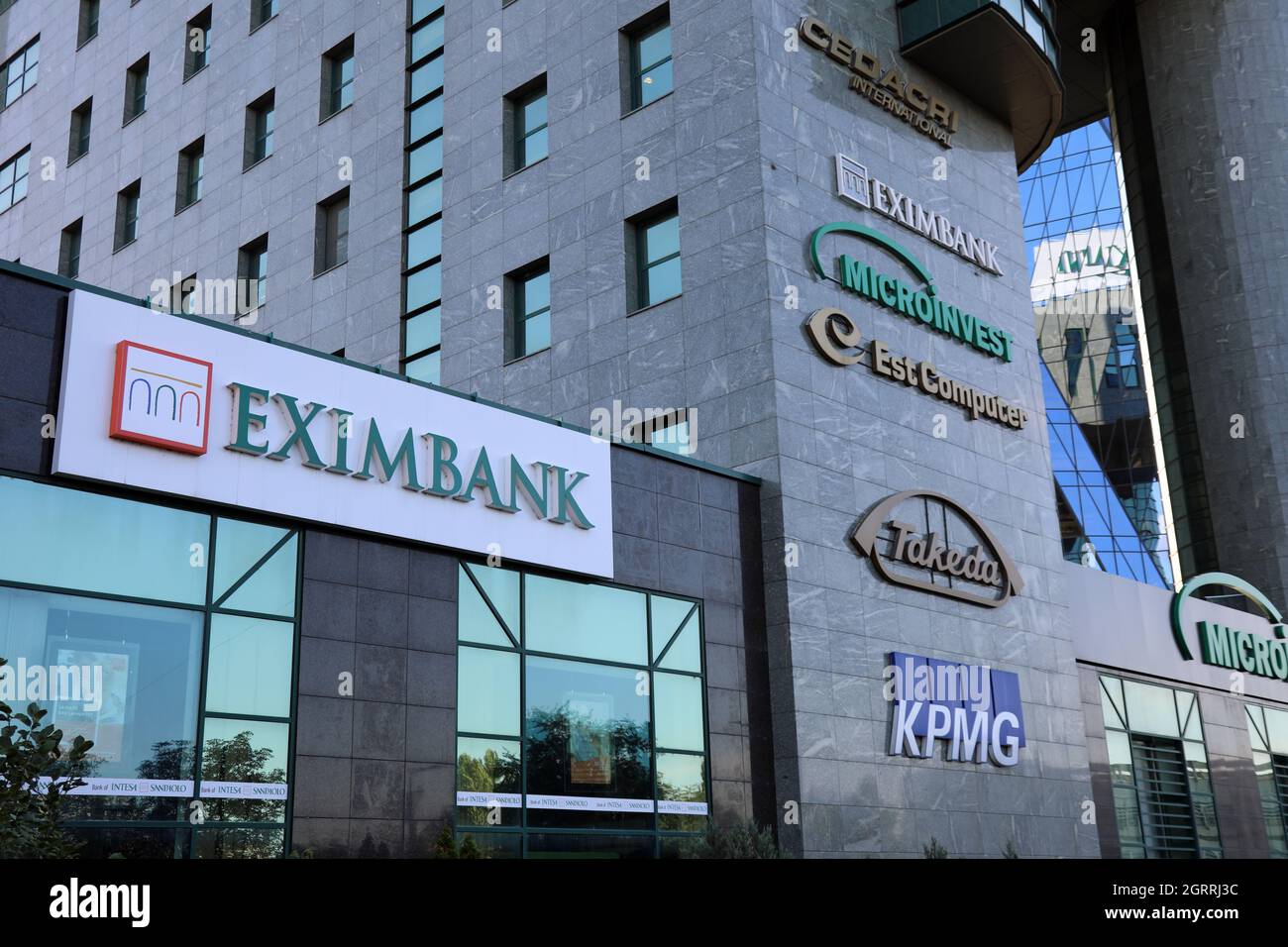 Eximbank building in Chisinau Stock Photo - Alamy