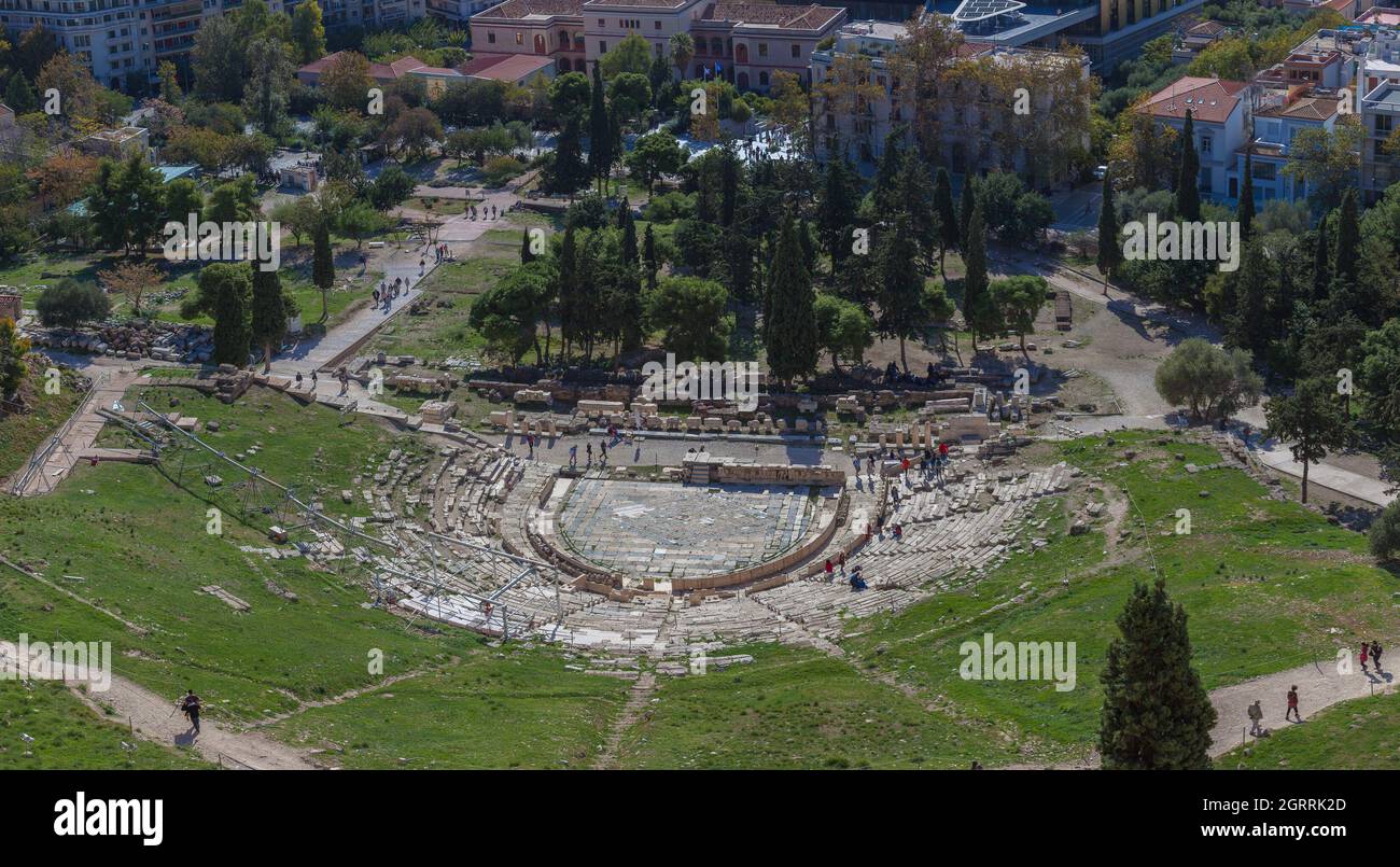 Athens parthenon amphitheater famous hi-res stock photography and ...