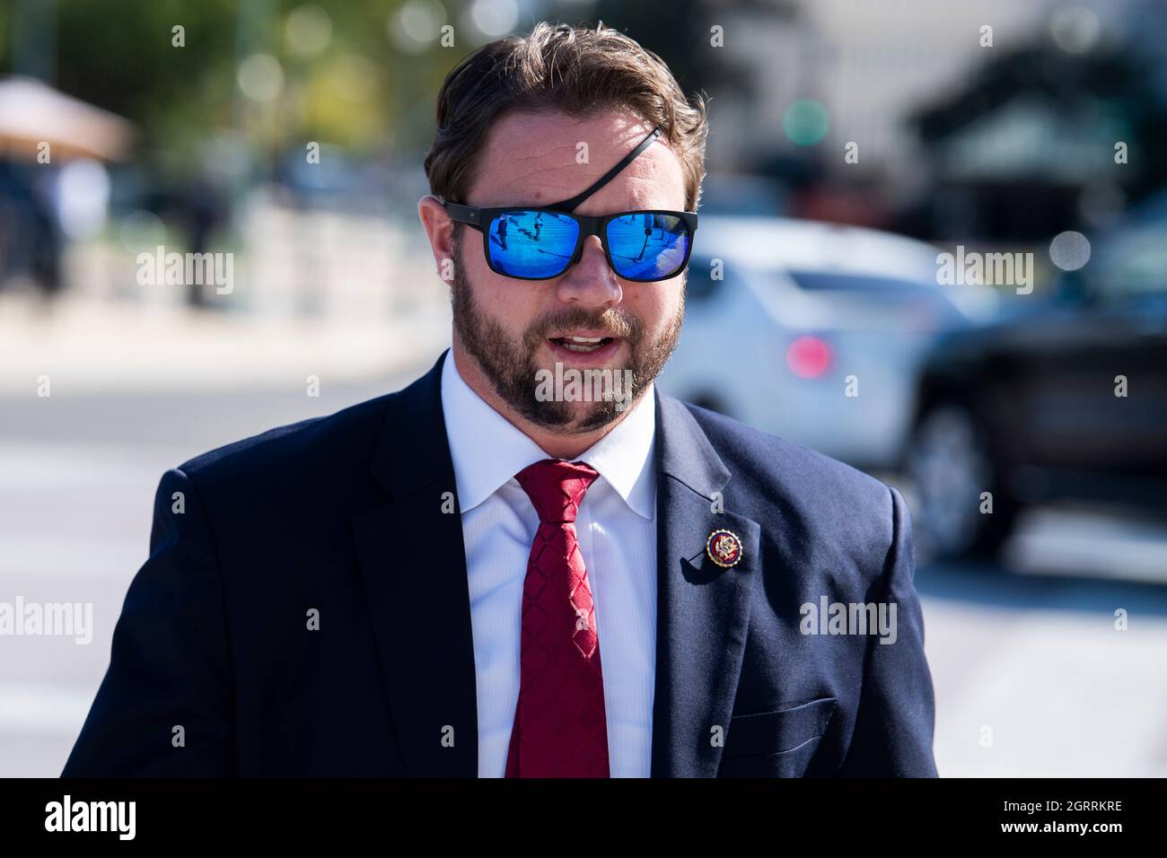 UNITED STATES - SEPTEMBER 30: Rep. Dan Crenshaw, R-Texas, arrives to ...