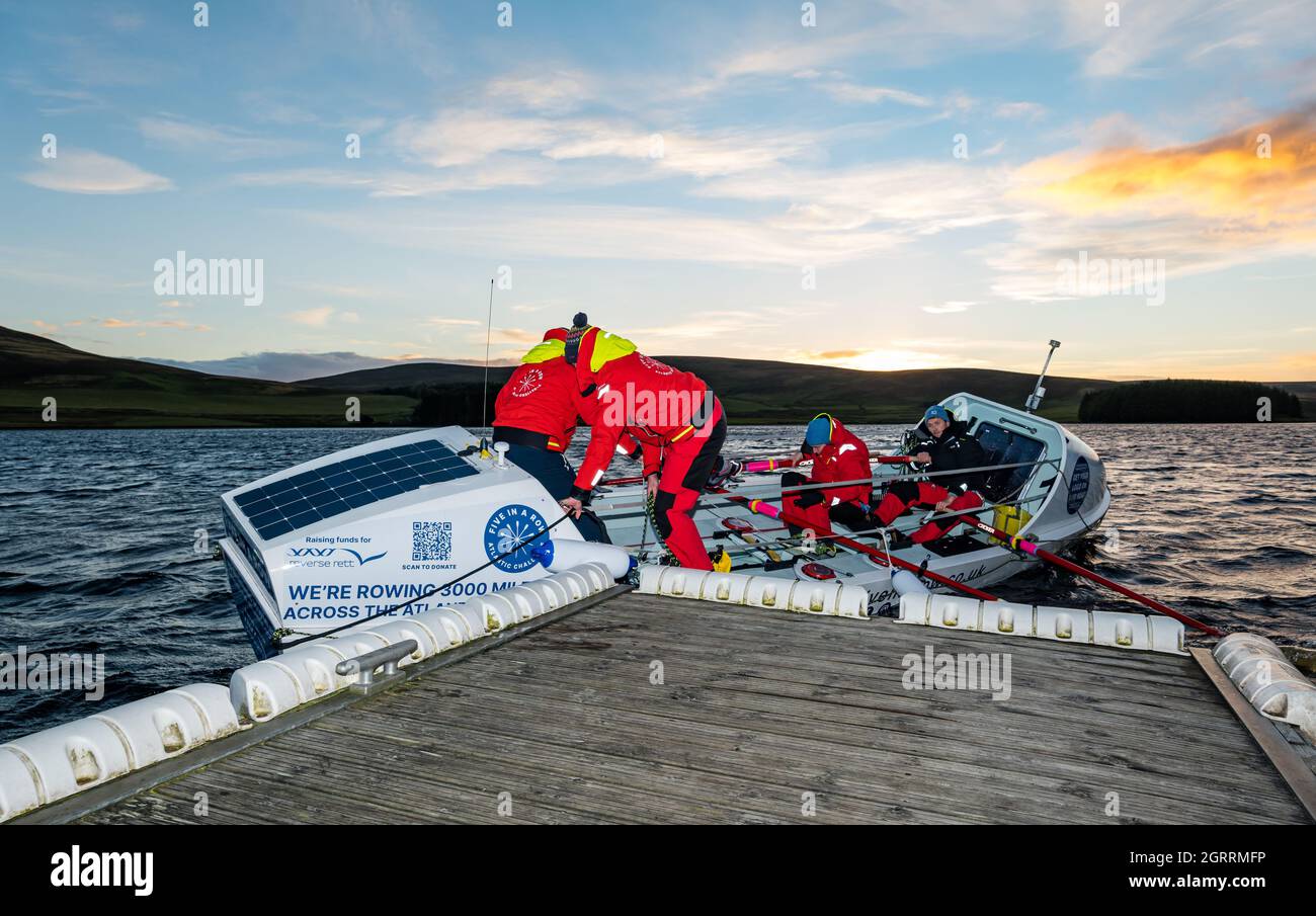 Whiteadder Reservoir, East Lothian, Scotland, UK, 1st October 2021 ...
