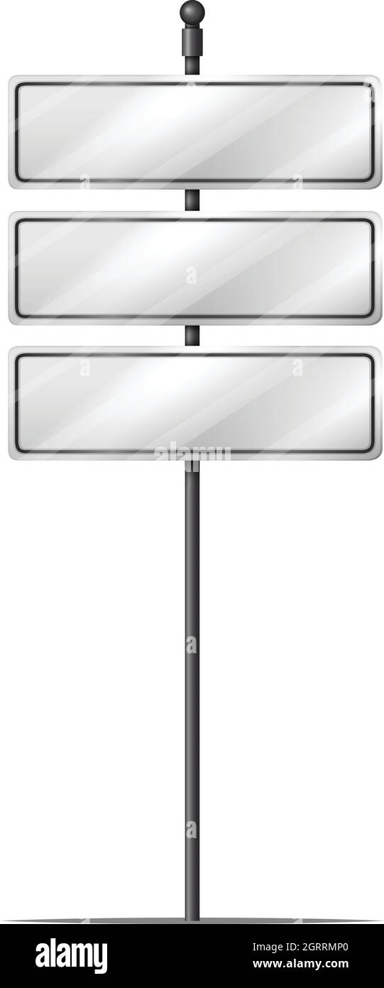 Blank signboards Black and White Stock Photos & Images - Alamy